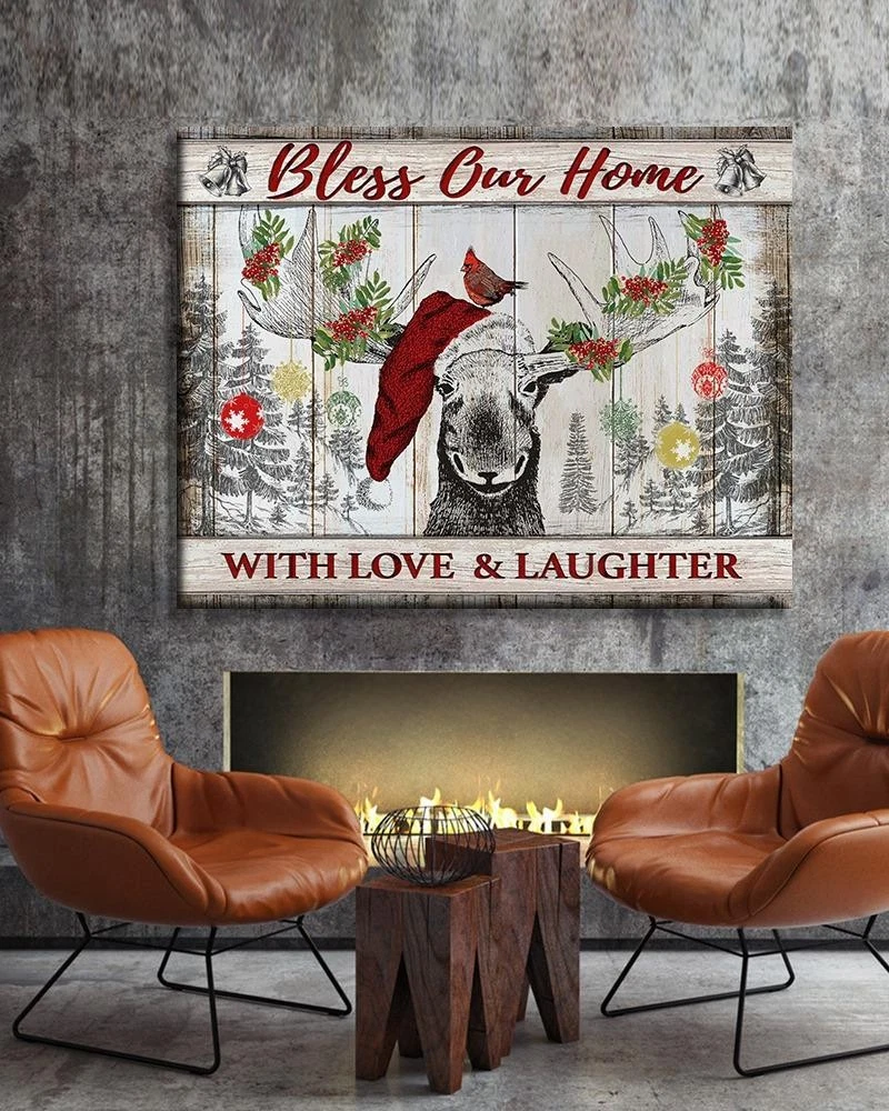 Poster Bless Our Home With Love & Laughter For Family Friends P- UNFRAMED Poster Prints, Wall ...