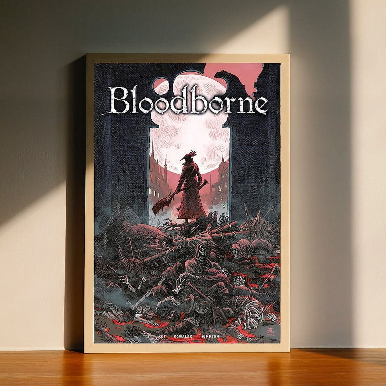 POSTER Bloodborne poster, inspired by the Souls saga, video game Poster ...