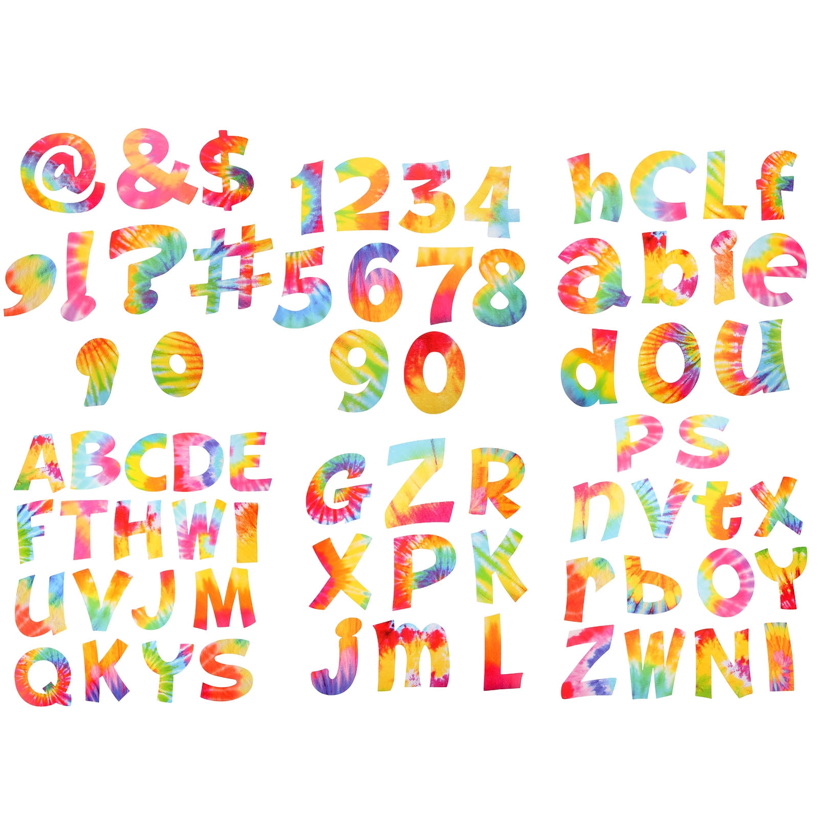 Poster Board Letters Number Accents for Wall Decor Party Decorations ...