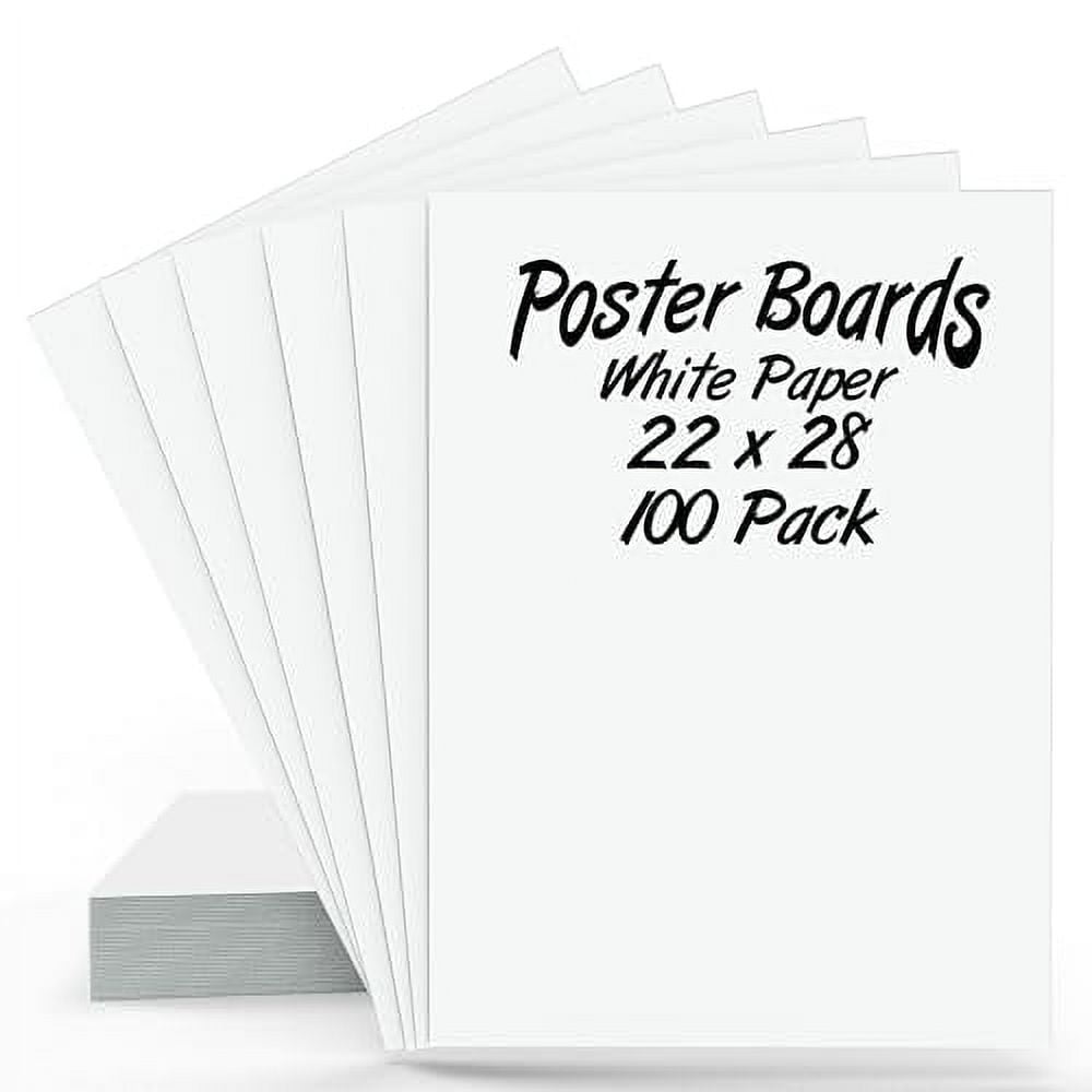 Poster Board, White Poster Paper 22x28, White Poster Board, Poster ...