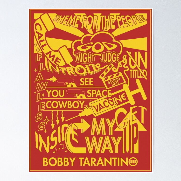 Poster Bobby Tarantino Iii (Tracklist) - Logic (Bobby Tarantino 3) - No ...