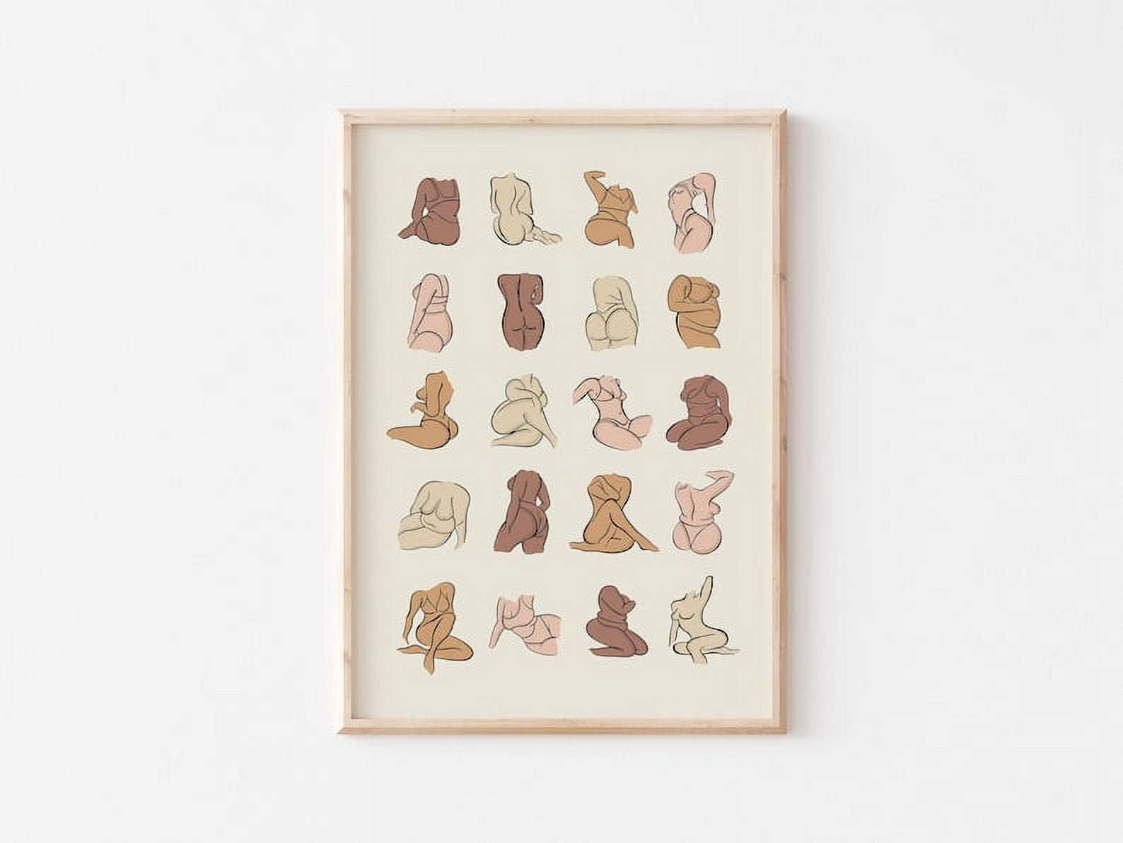 Poster Body Positive Art, Feminist Poster , Body Positive Print, Female ...