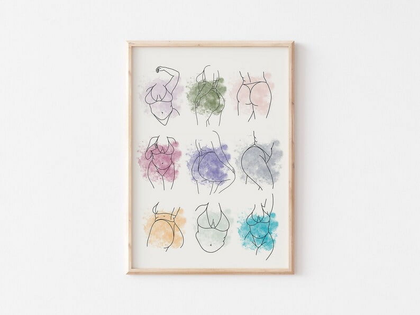 Poster Body Positivity Print, Beautiful Bodies Print, Diversity Art ...