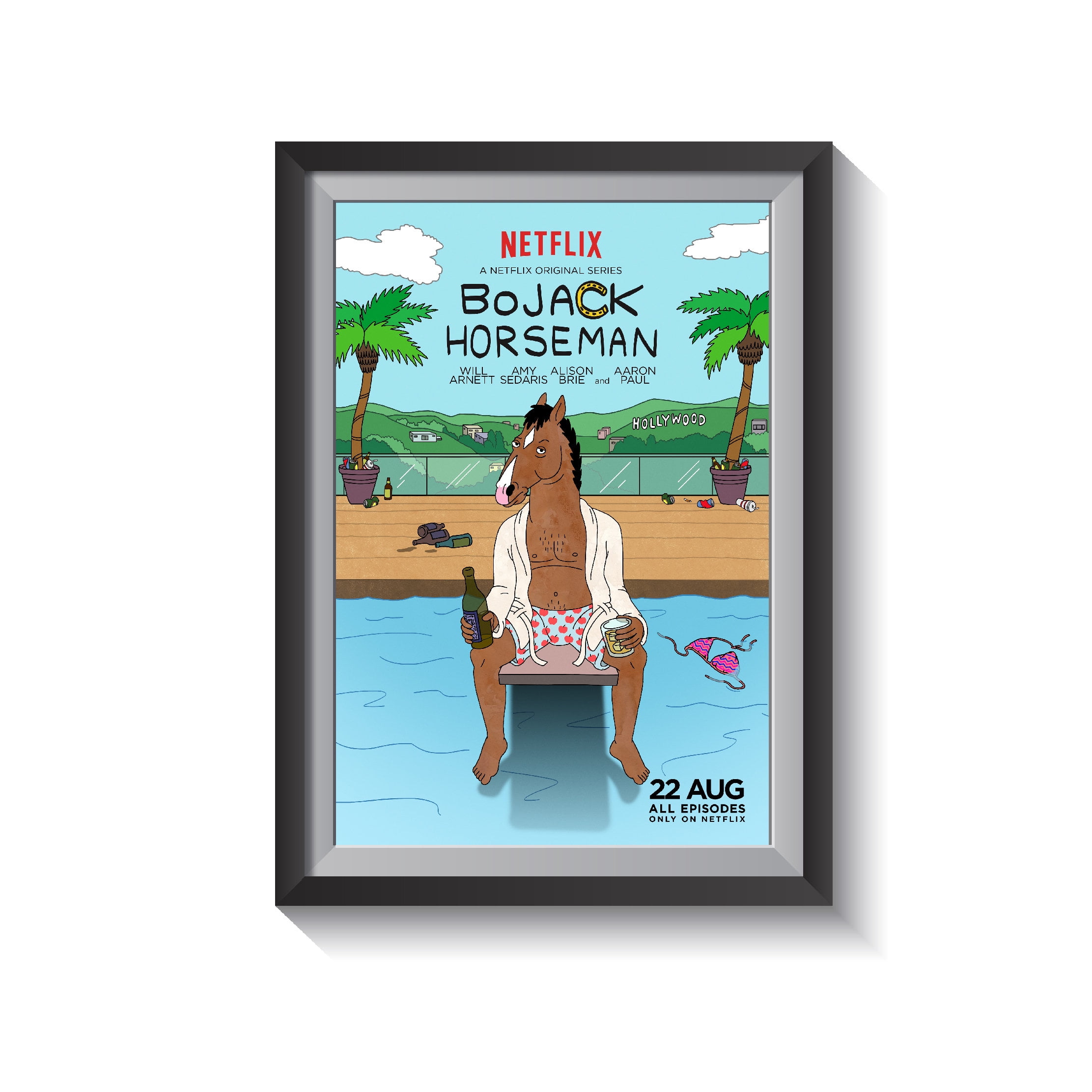 POSTER Bojack Horseman Poster-UNFRAMED - Walmart.com