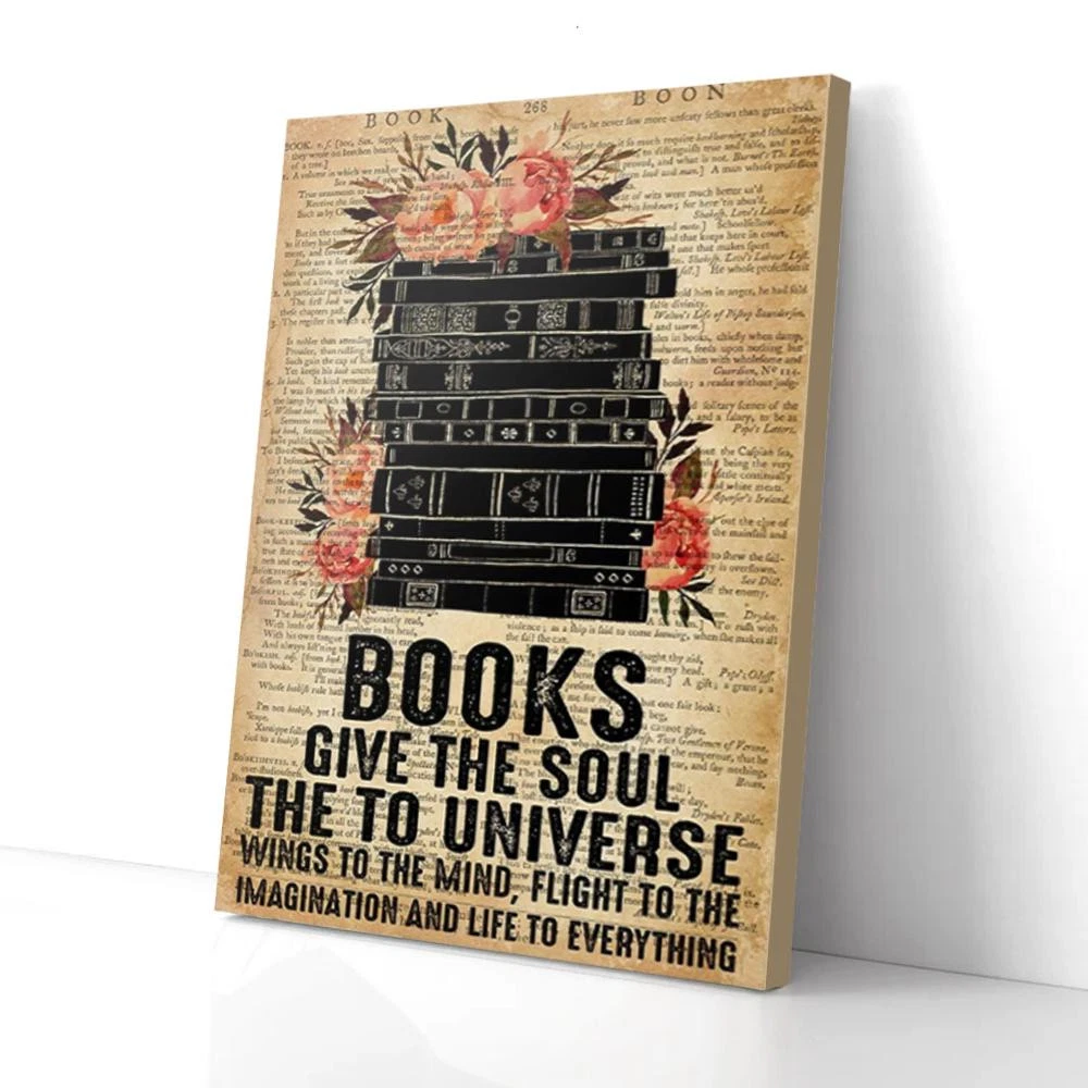 Poster Books Give The Soul To The Universe- UNFRAMED Poster Prints ...