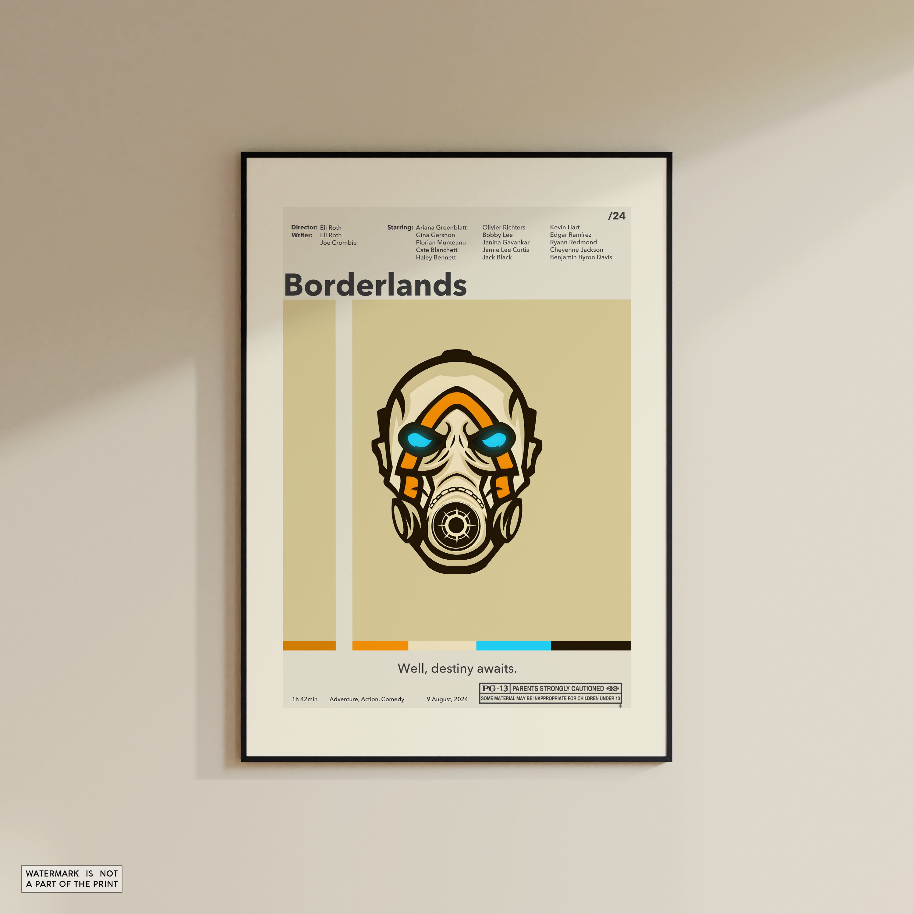 Poster Borderlands Poster | Eli Roth | Minimalist Movie Poster | Movie ...