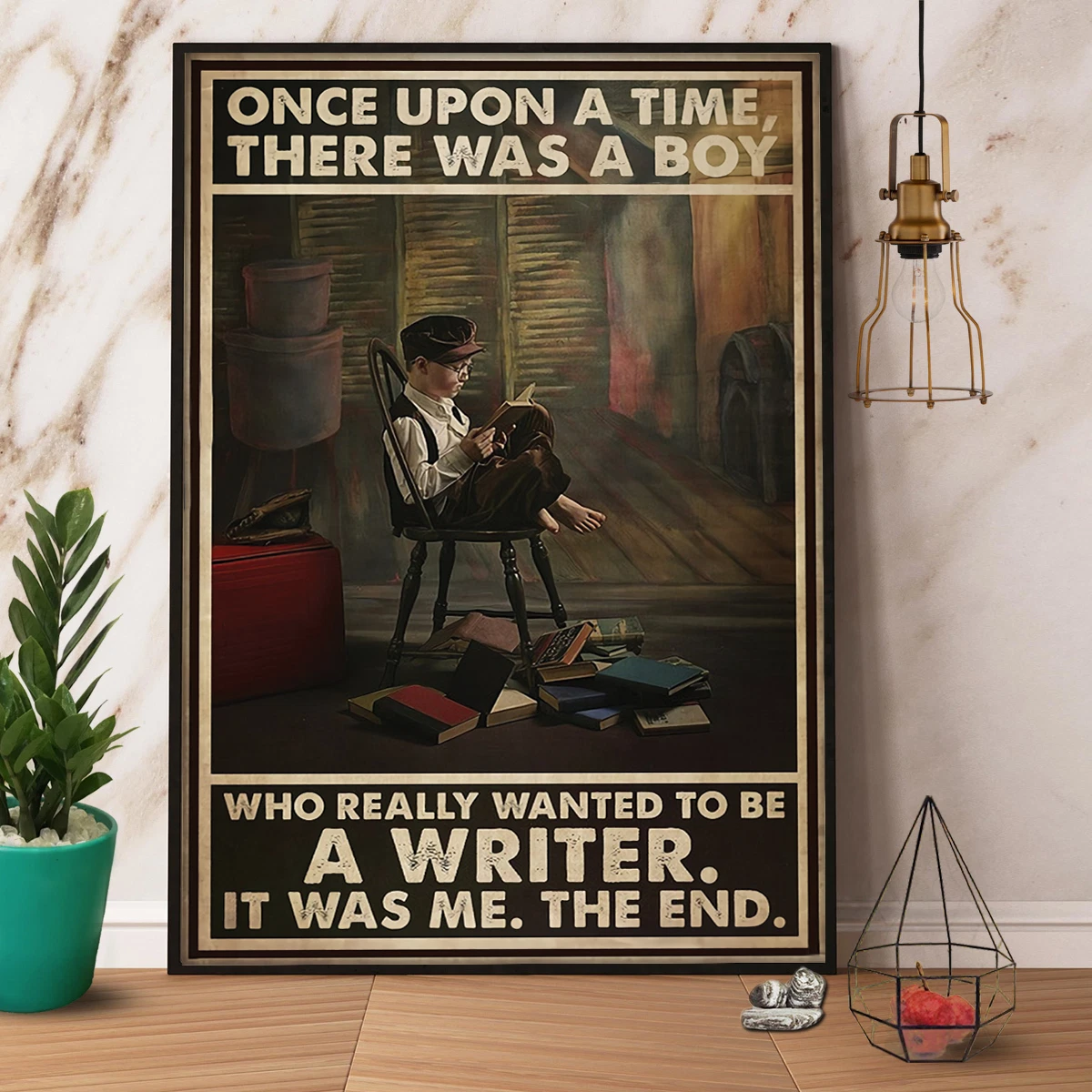 Poster There Was A Boy Who Wanted To Be A Writer It Was Me Paper No ...