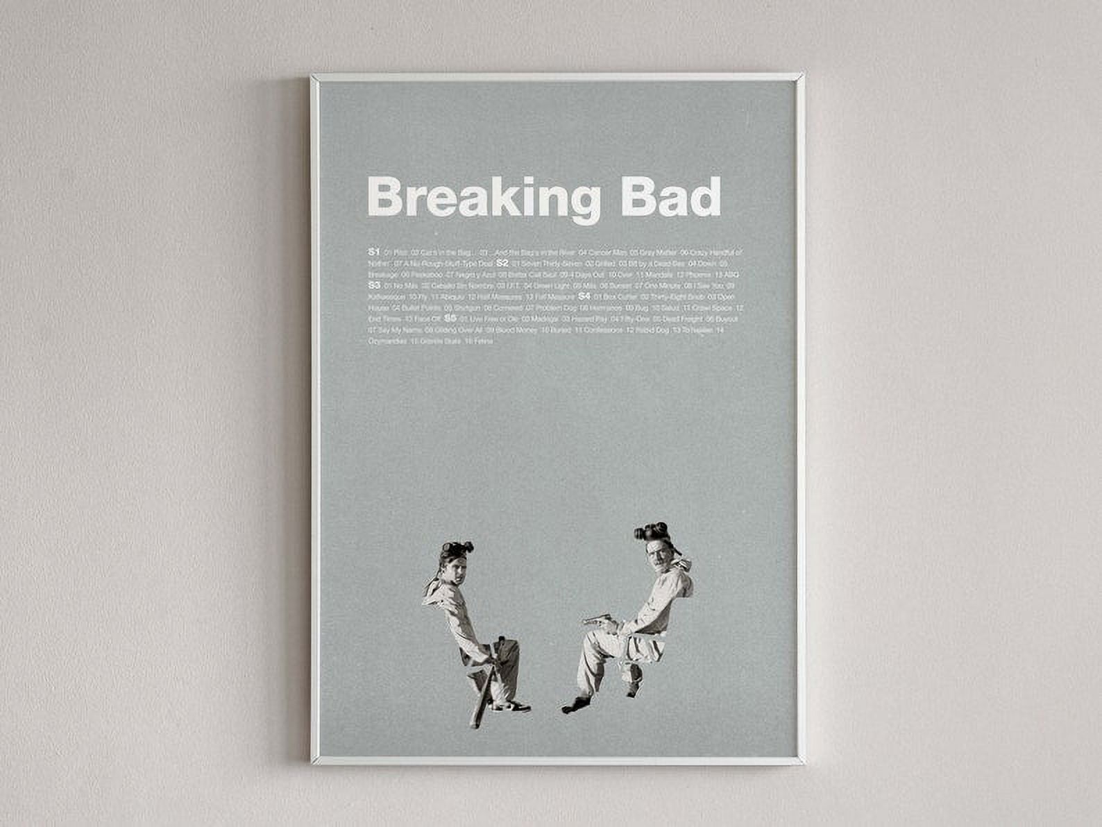 Poster Breaking Bad Poster , Mid Century Modern, TV Series Art, Jesse ...