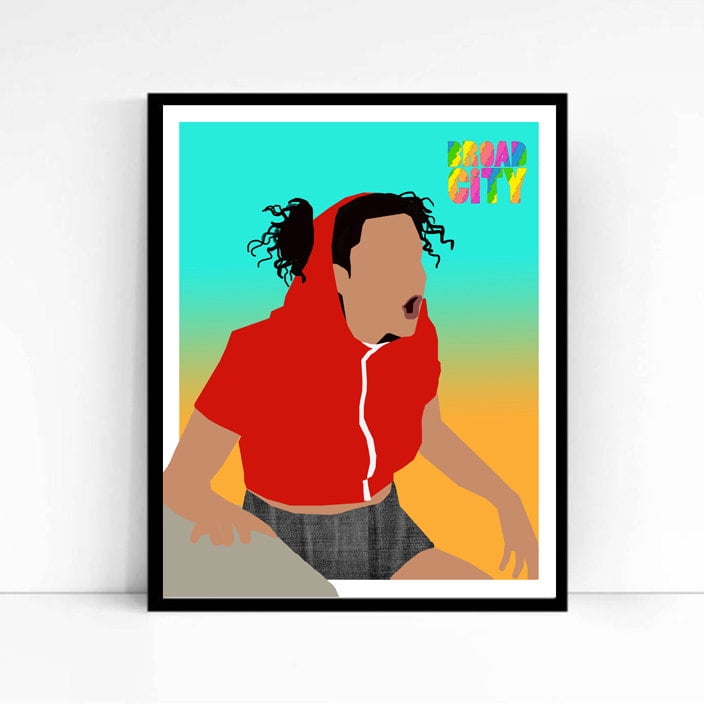 Poster Broad City Poster - Ilana, TV Poster , Minimalist print-UNFRAMED ...