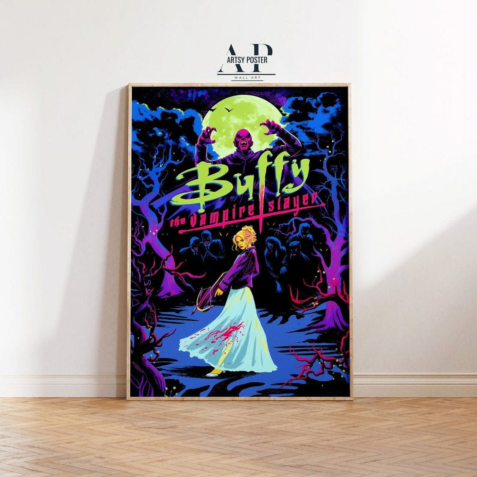 Poster Buffy the Vampire Slayer Poster , Classic TV Show Wall Art ...