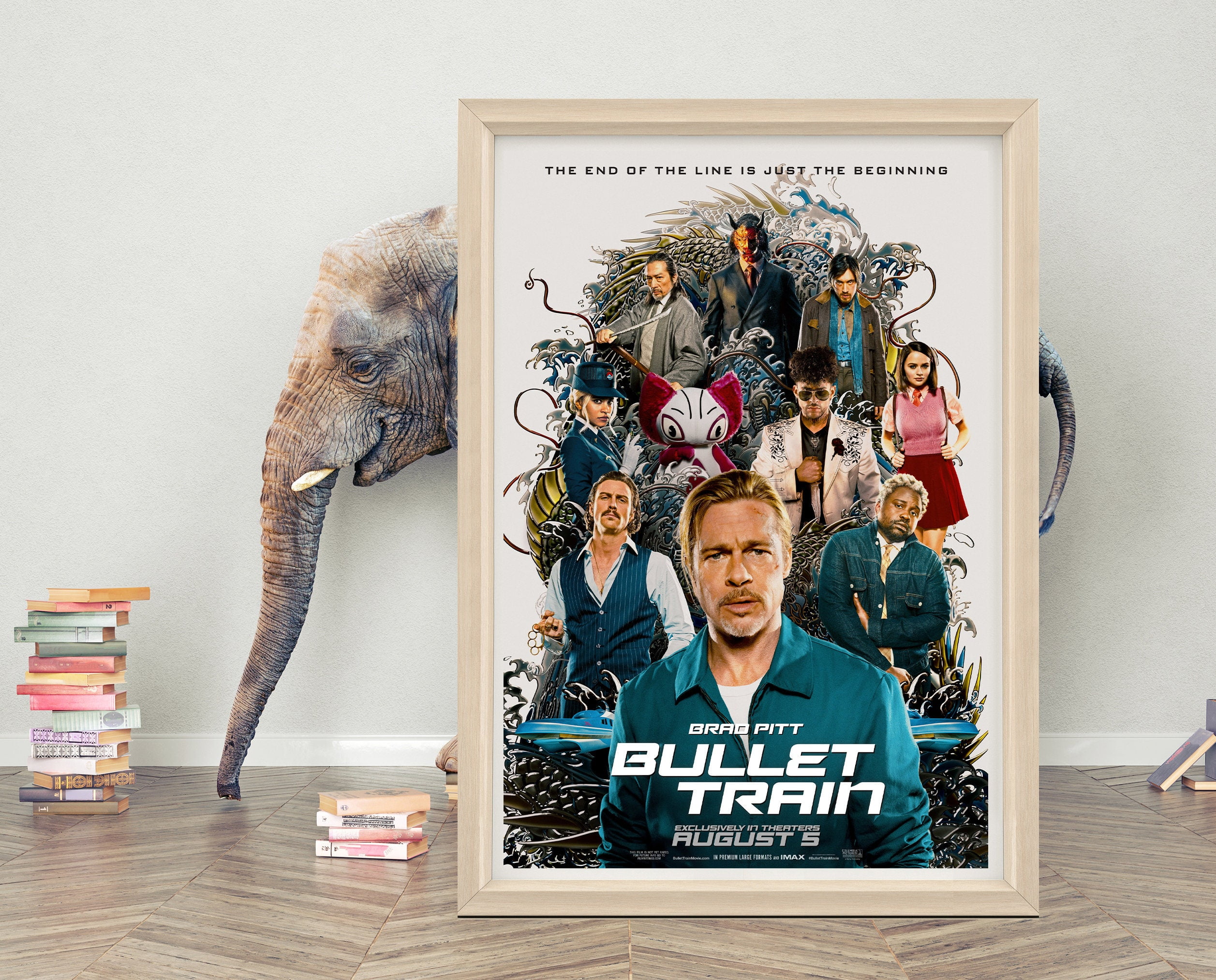 POSTER Bullet Train Movie Poster | 2023 Movie Poster | High Quality ...