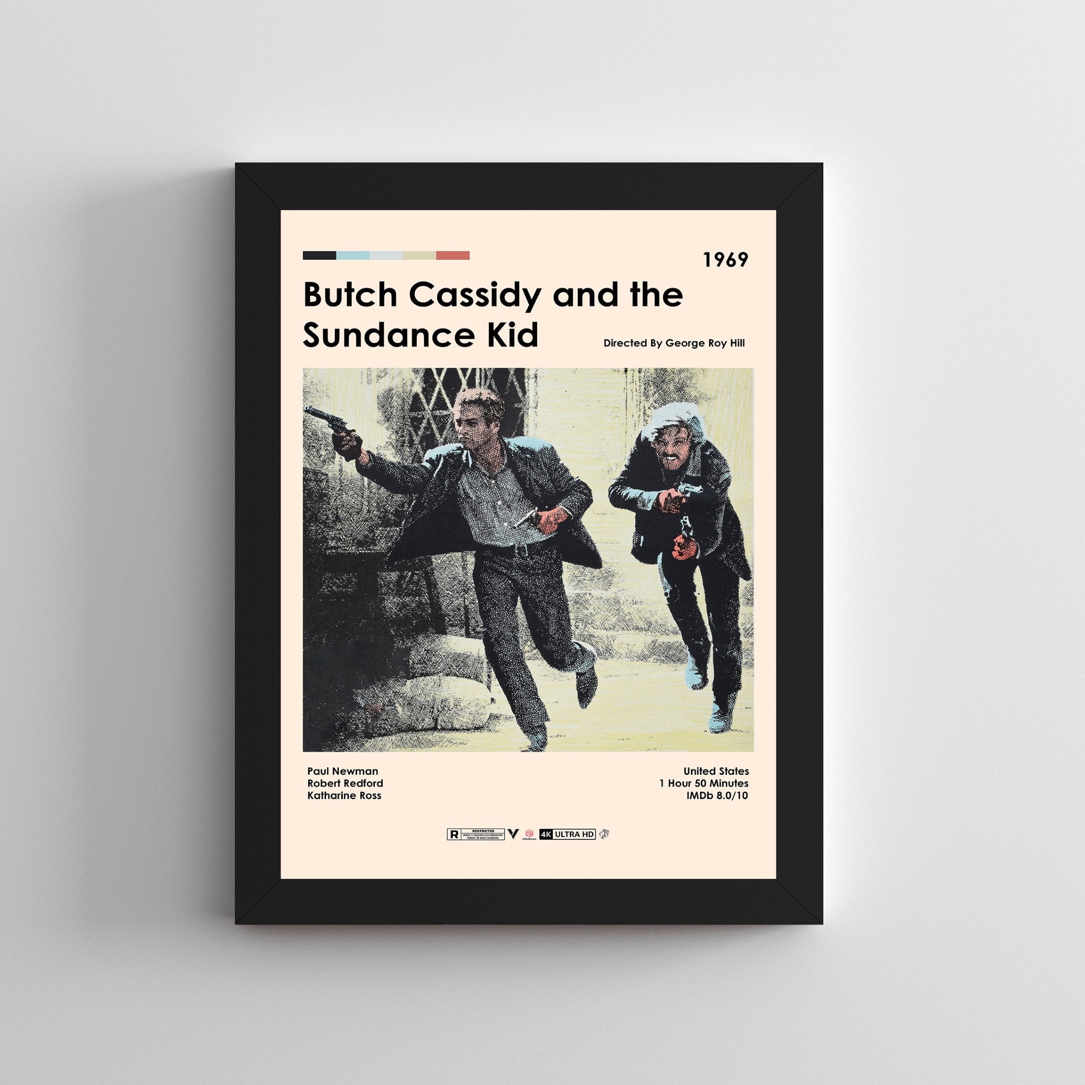 POSTER Butch Cassidy and the Sundance Kid 1969 Western Film / Movie ...