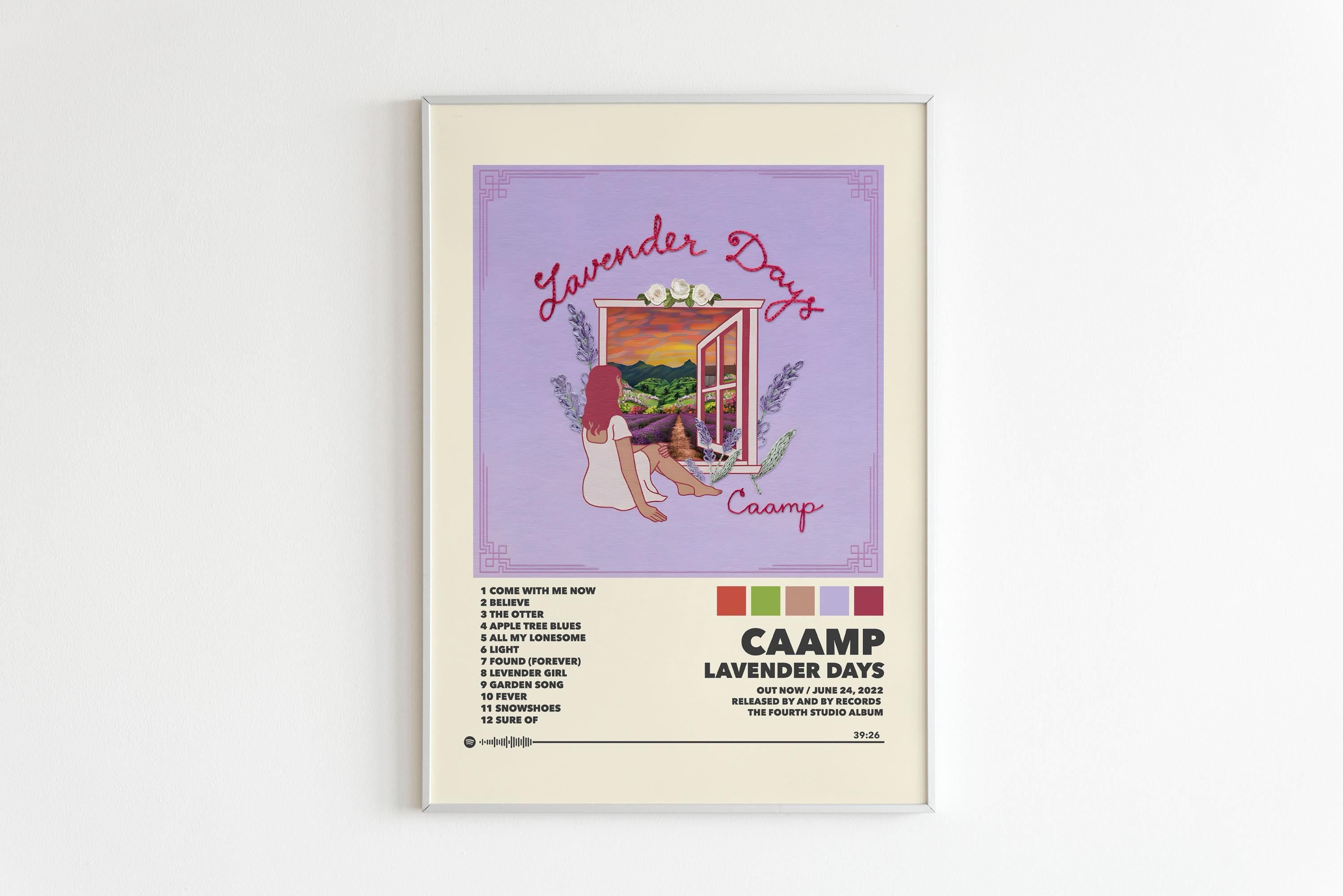 Poster Caamp Poster s, Lavender Days Poster , Caamp, Boys (Side B ...