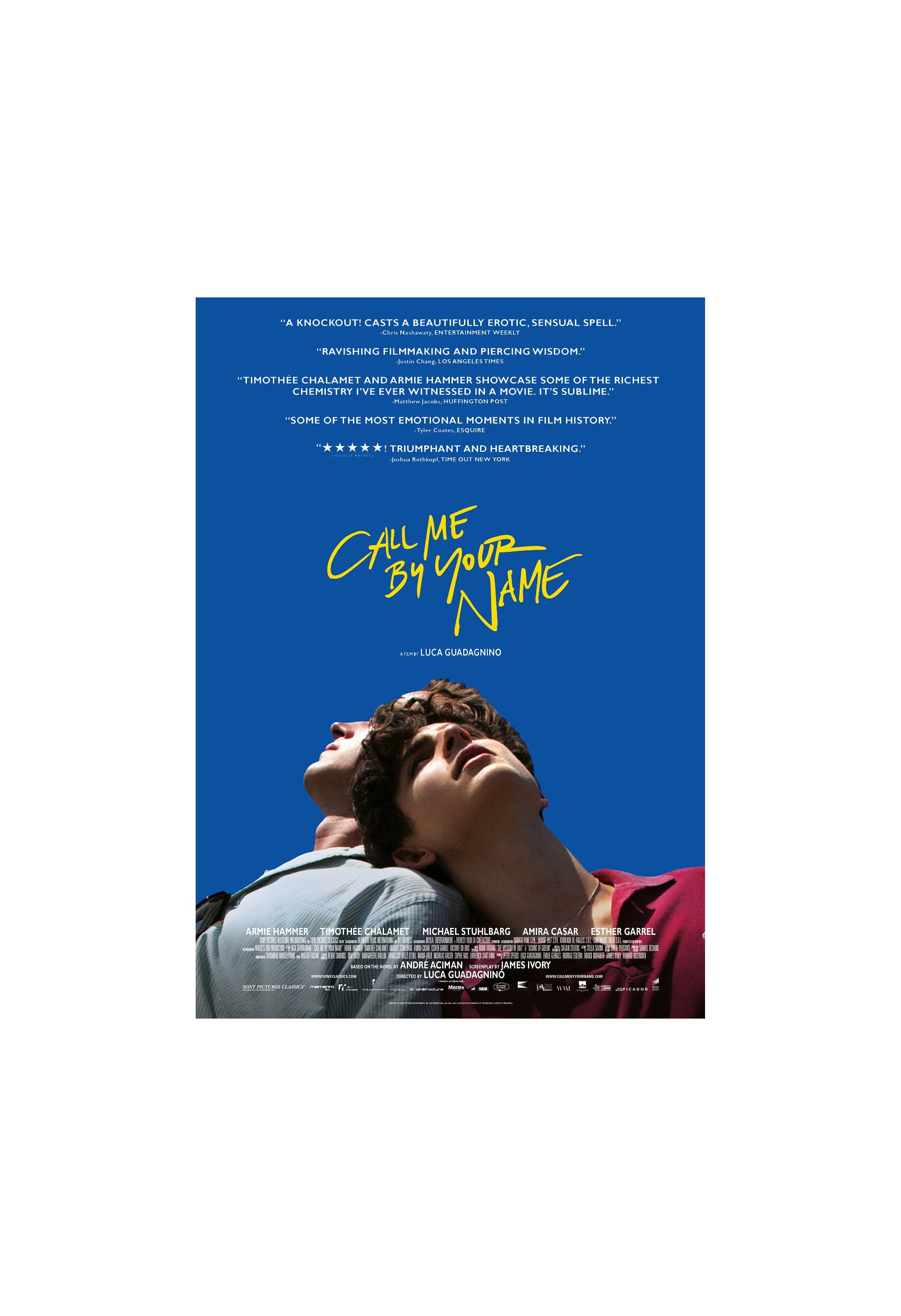 Poster Call Me by Your Name Movie Poster Quality Glossy Print Photo ...