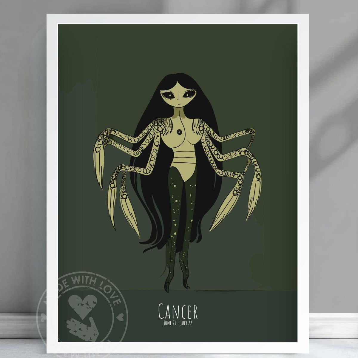 Poster Cancer Zodiac Sign Poster, Cancer Horoscope Sign, Cancer Star ...