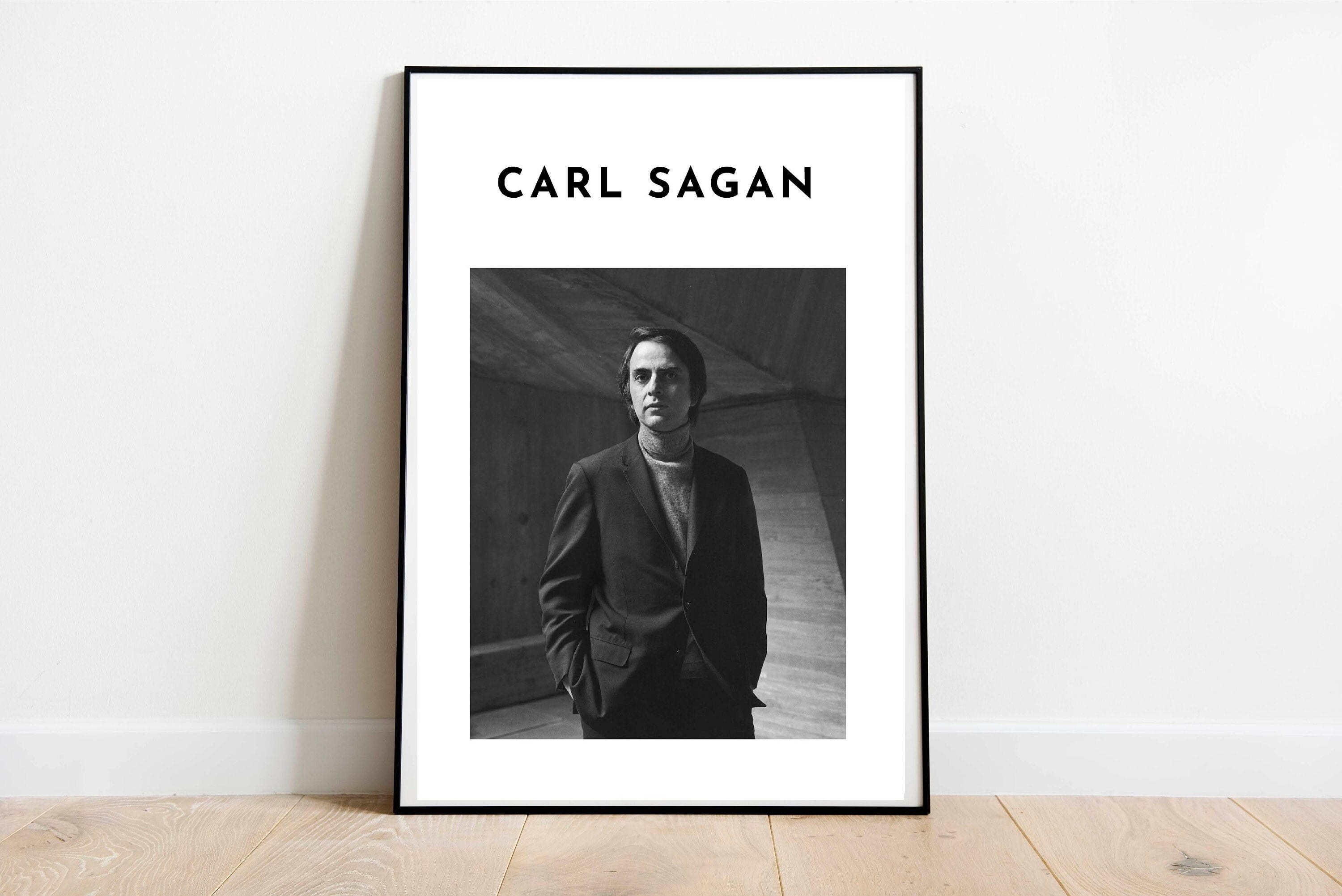 Poster Carl Sagan Art Print | Carl Sagan Poster | Carl Sagan Wall Art ...