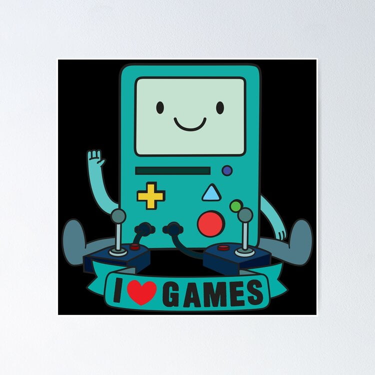 Poster Cartoon Game Poster - No Framed, Vintage Wall Art, Hot Trend ...