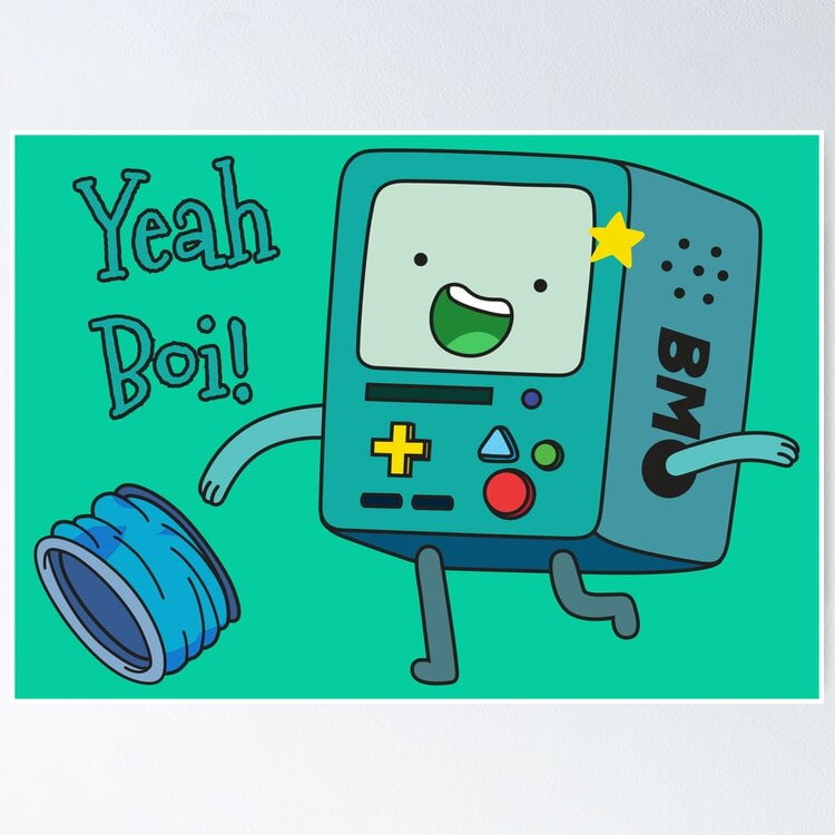 Poster Cartoon Yeah Boi Poster - No Framed, Vintage Wall Art, Hot Trend ...