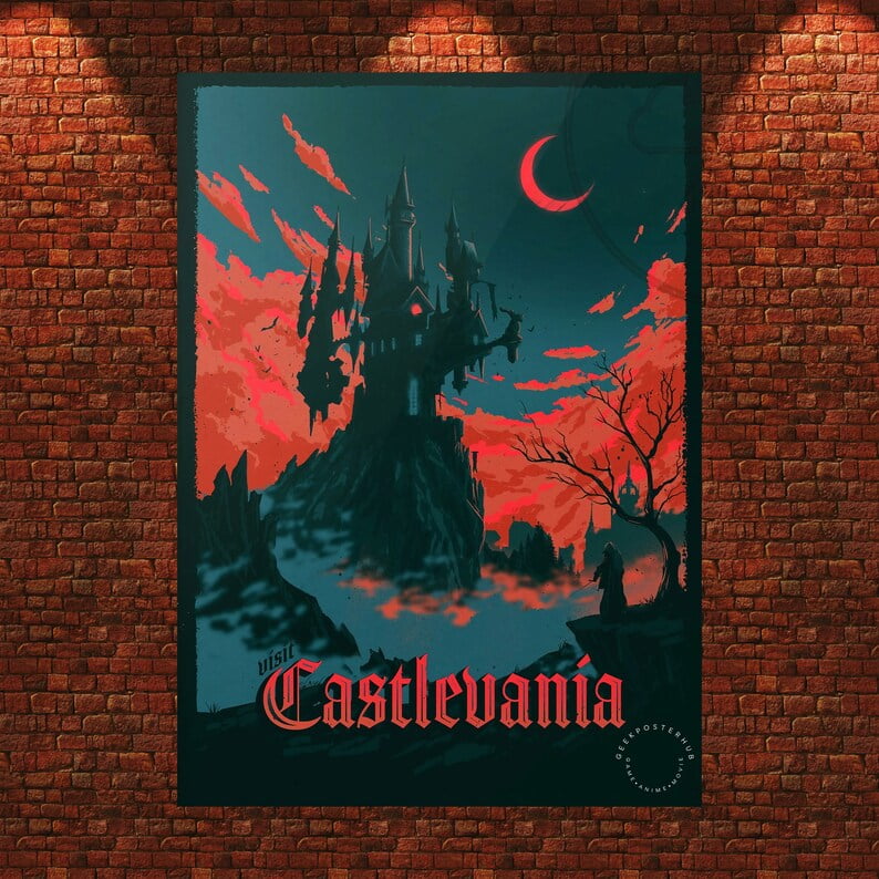 Poster Castlevania Poster - Game Print-UNFRAMED - Walmart.com