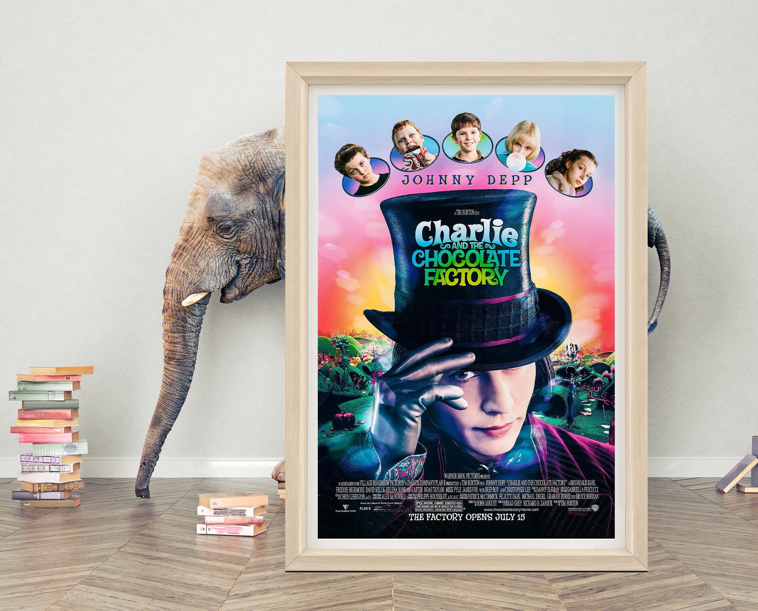 Poster Charlie and the Chocolate Factory Poster Wall Art | High Quality ...