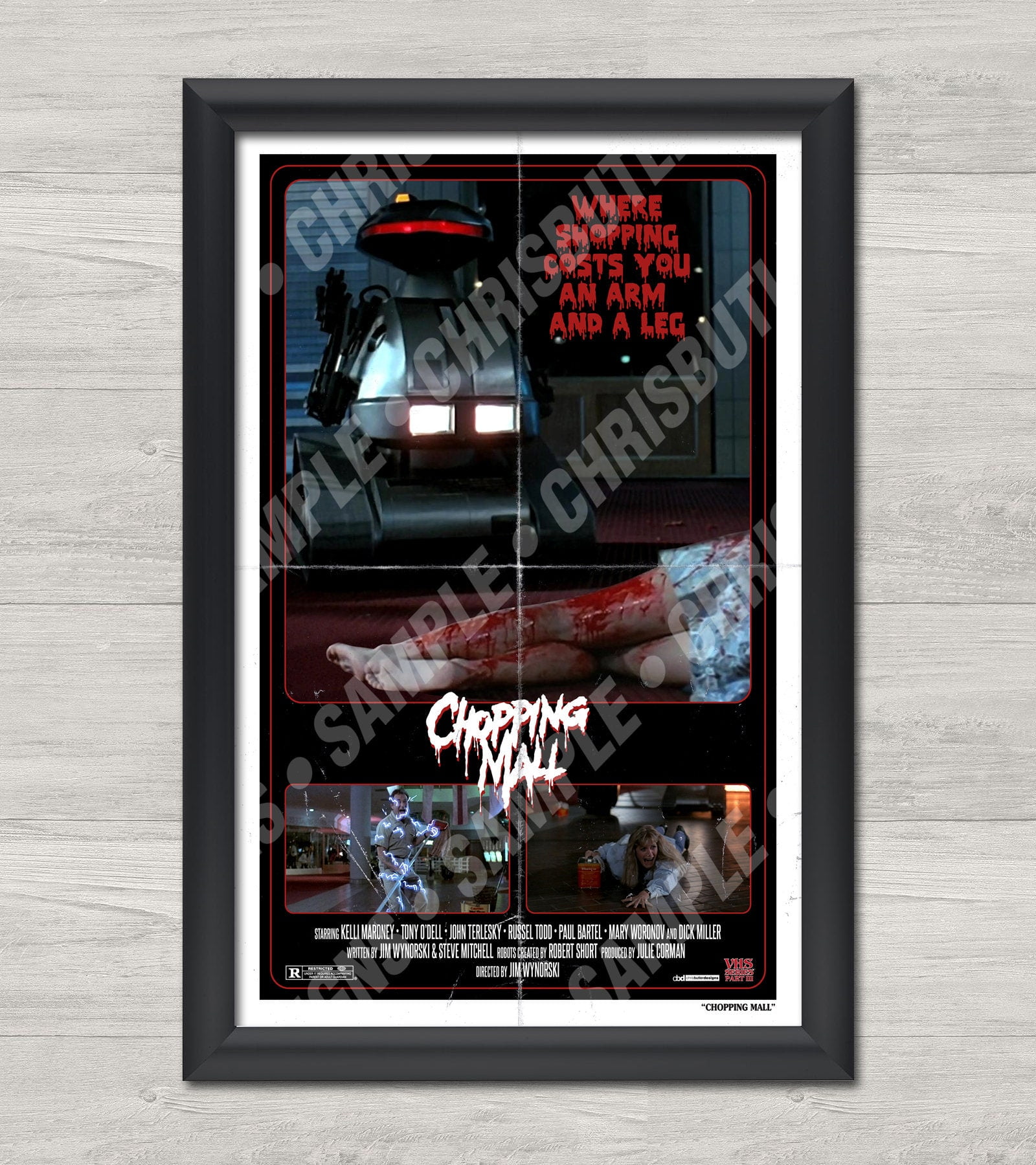 POSTER Chopping Mall (VHS Series III) Movie Poster-UNFRAMED - Walmart.com