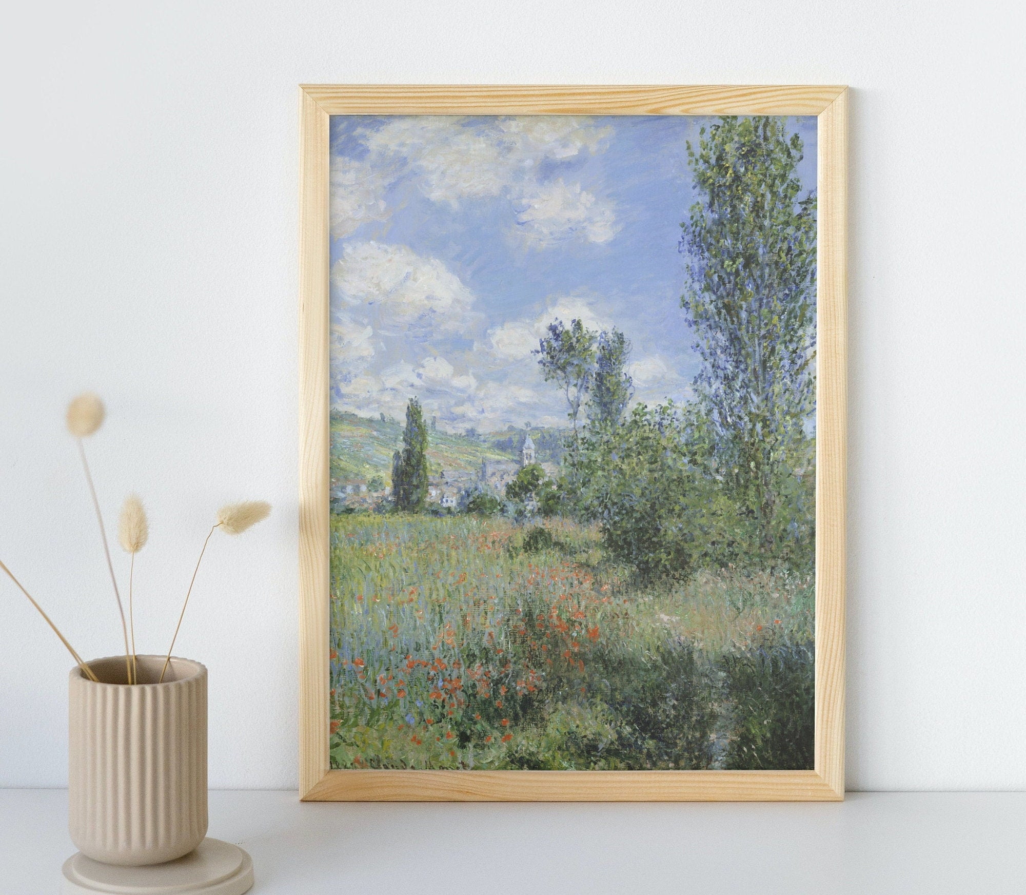 POSTER Claude Monet Painting, Wall Art, Famous Monet Print, Oil ...