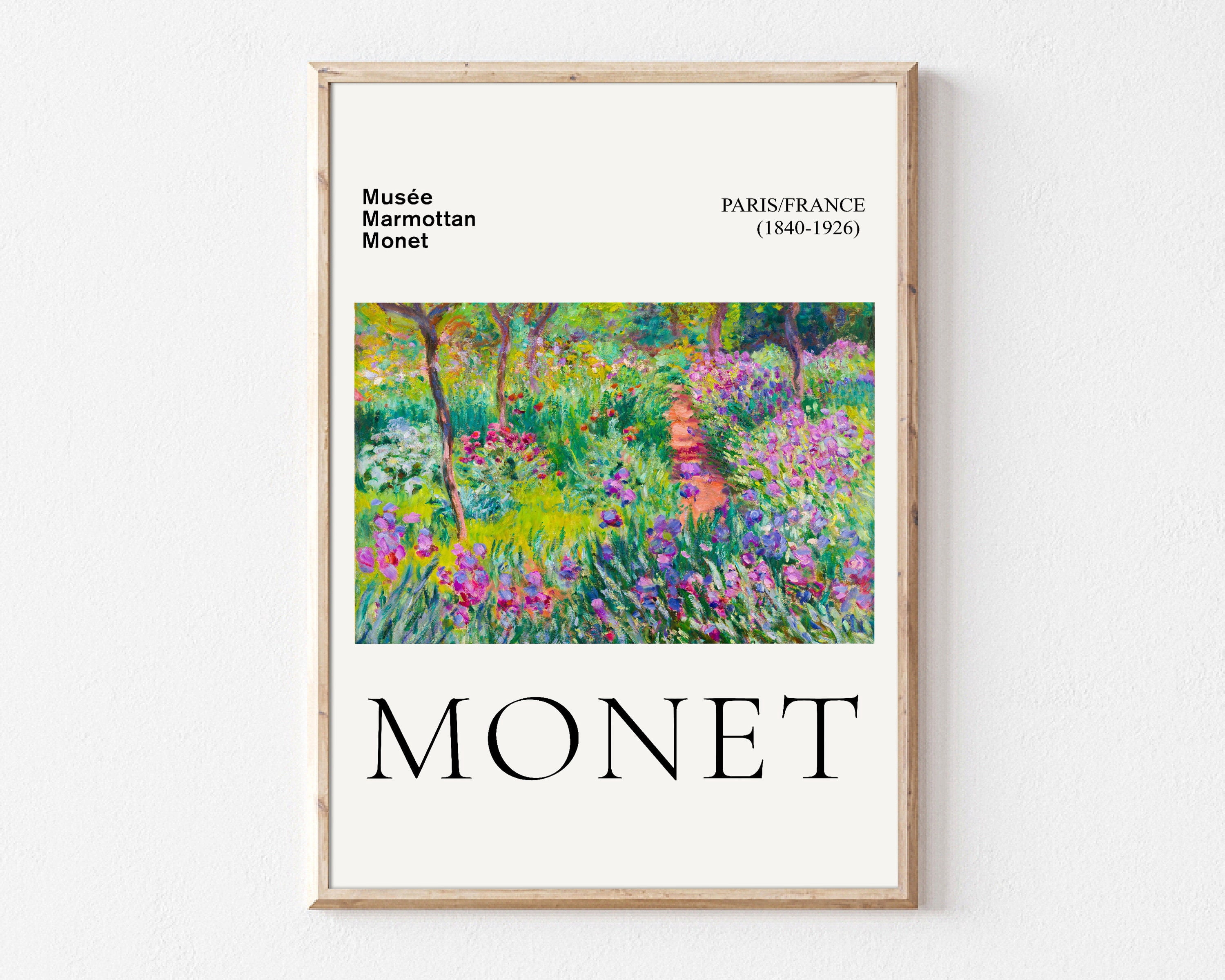 Poster Claude Monet Print, Exhibition Poster , Gallery Wall Art, Museum ...