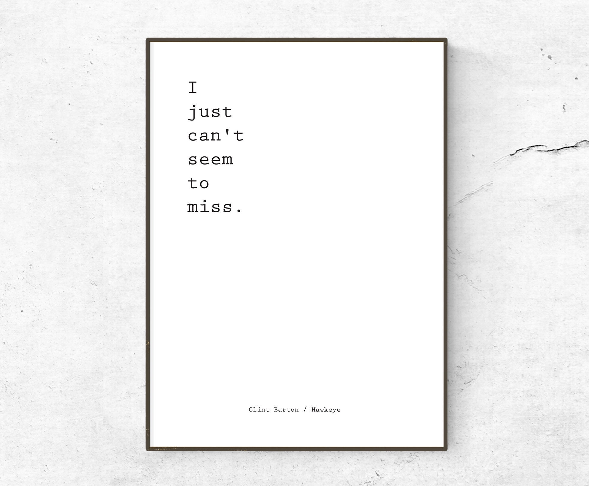 Poster Clint Barton / Hawkeye / Marvel / The Avengers / Poster / print ...