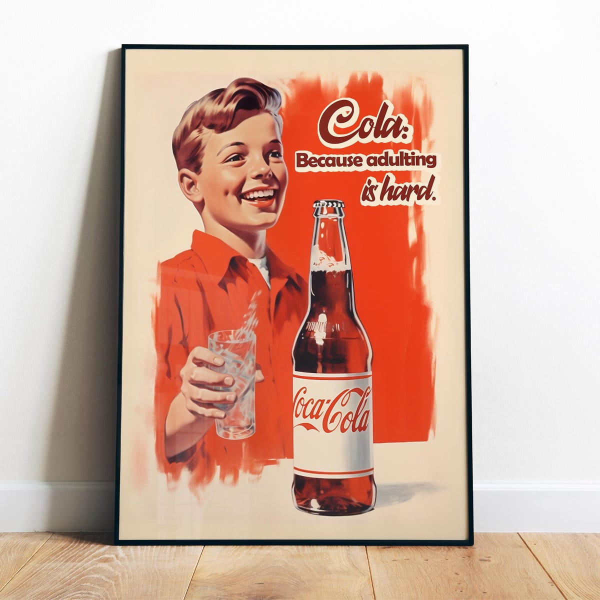 Poster Coca-Cola Poster Cola Wall Art Printable Coke Bottle Poster ...