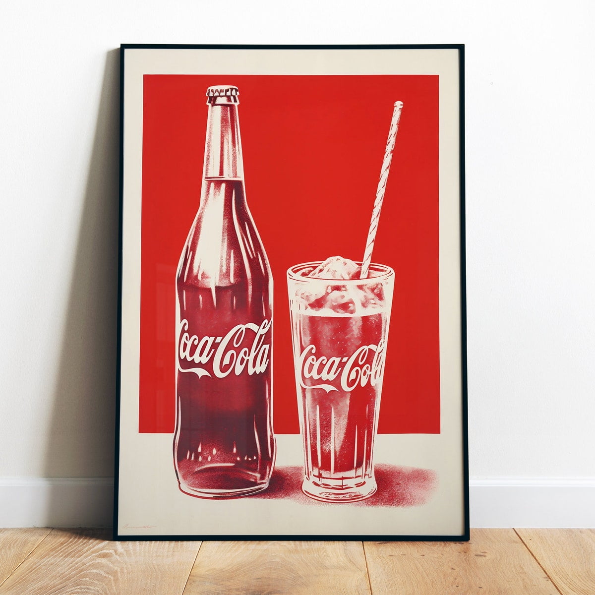 Poster Coca-Cola Wall Art Printable Coke Poster Print Vintage Bar ...