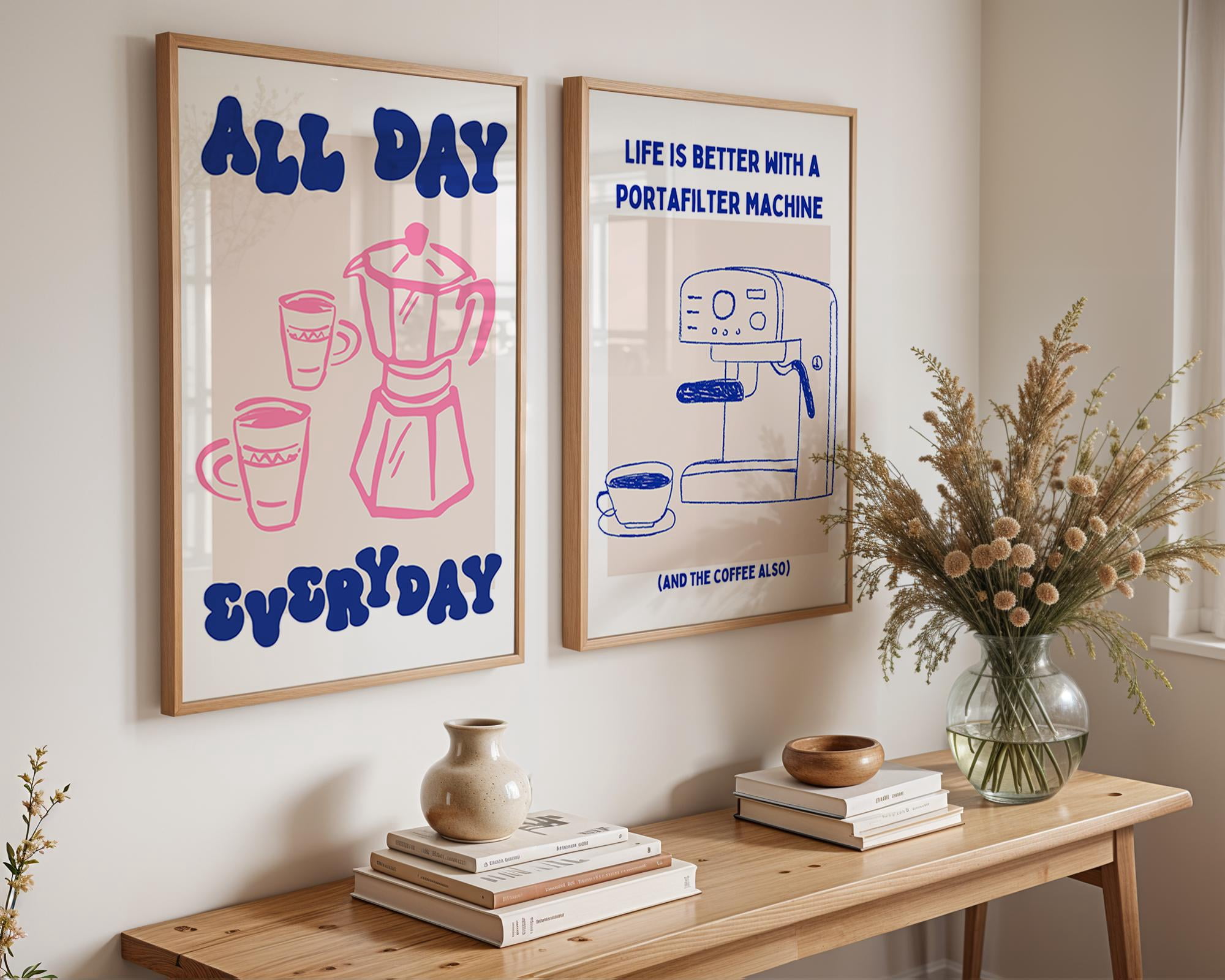 Poster Coffee Prints Dopamine Art Posters For Room Trendy Portafilter ...