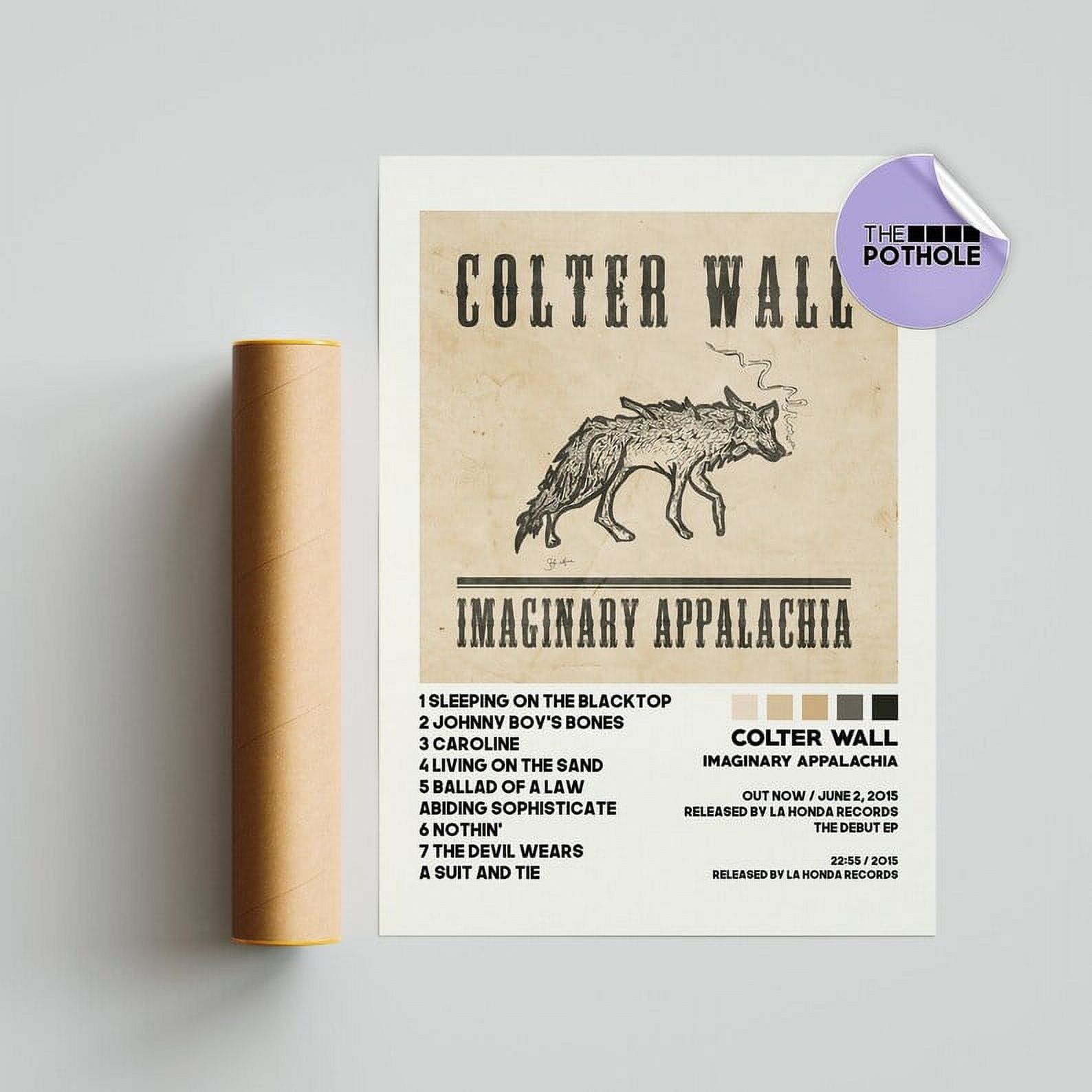 Poster Colter Wall Poster | Imaginary Appalachia Poster | Tracklist ...