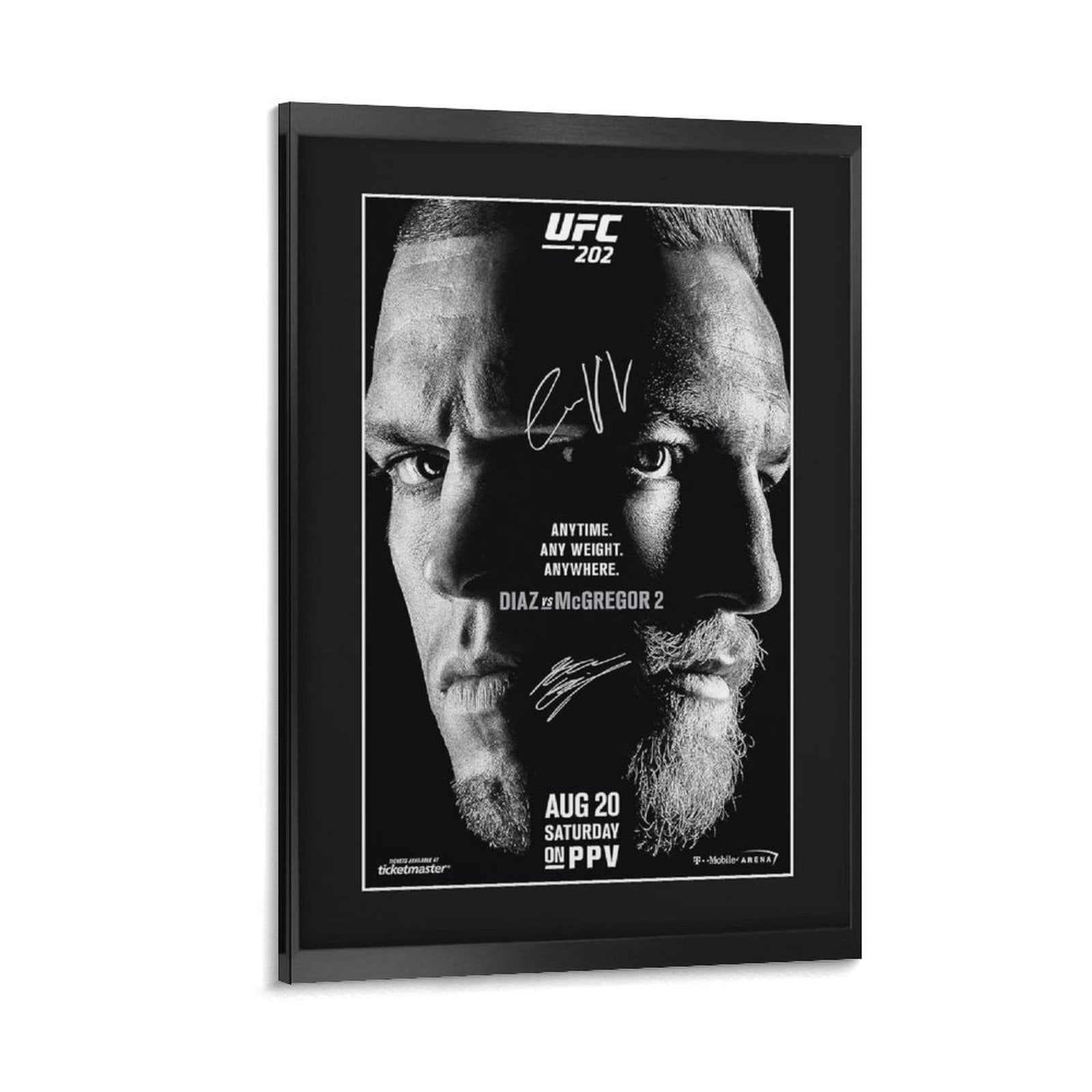 Poster Conor McGregor Nate Diaz Signed Canvas Art Poster and Wall Art ...