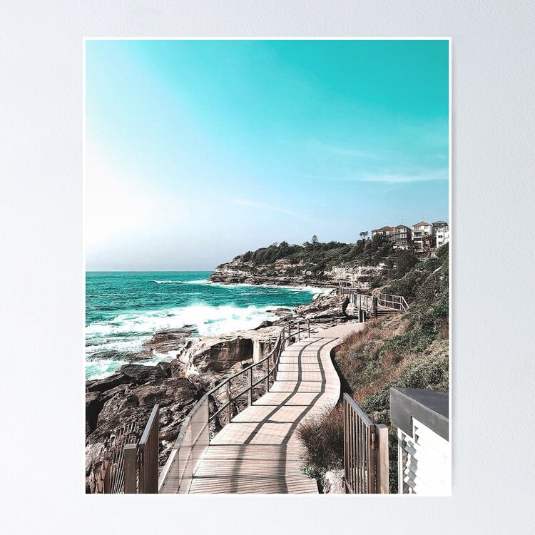 Poster Coogee Beach To Bondi Beach In Sydney Australia Poster - No ...