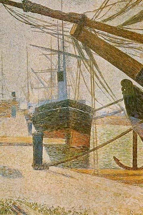 Poster A Corner Of The Harbor Of Honfleur Georges Seurat #2 Print ...