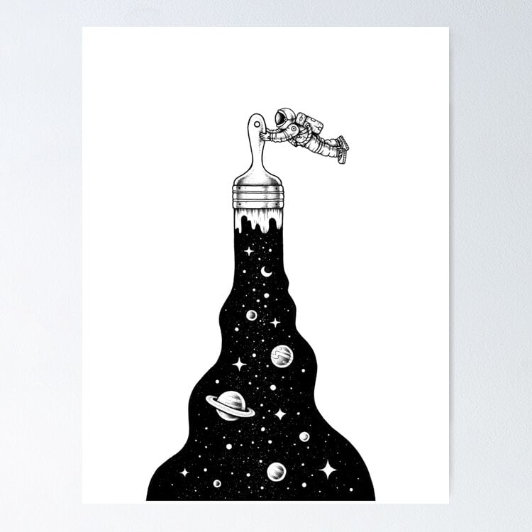Poster Cosmic Masterpiece - Unframed Poster, 12x18 - Walmart.com