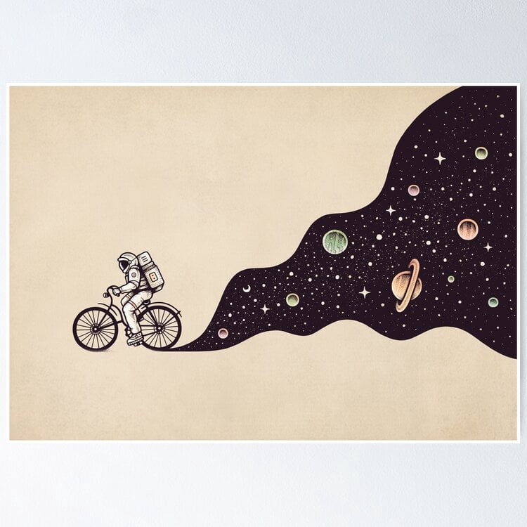 Poster Cosmic Ride - Unframed Poster, 24x36 - Walmart.com