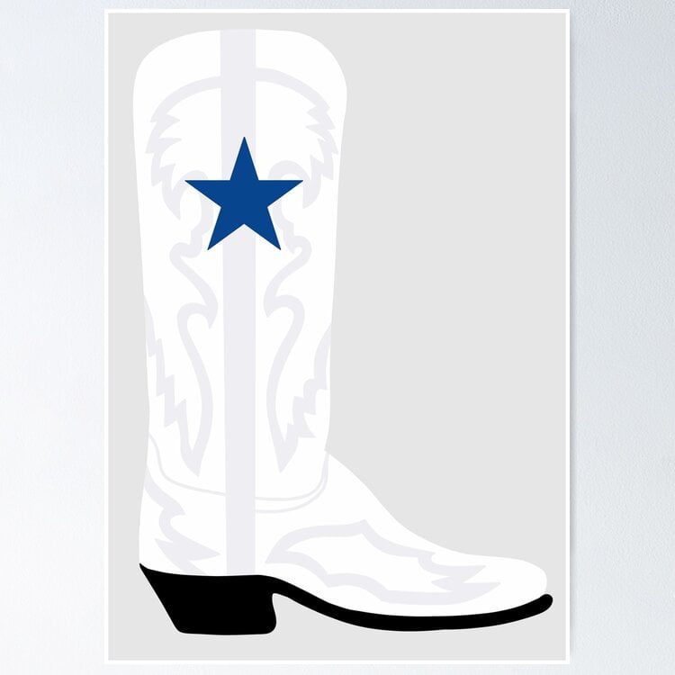 Poster Cowboy'S Boot Poster No Framed, 24x36 - Walmart.com