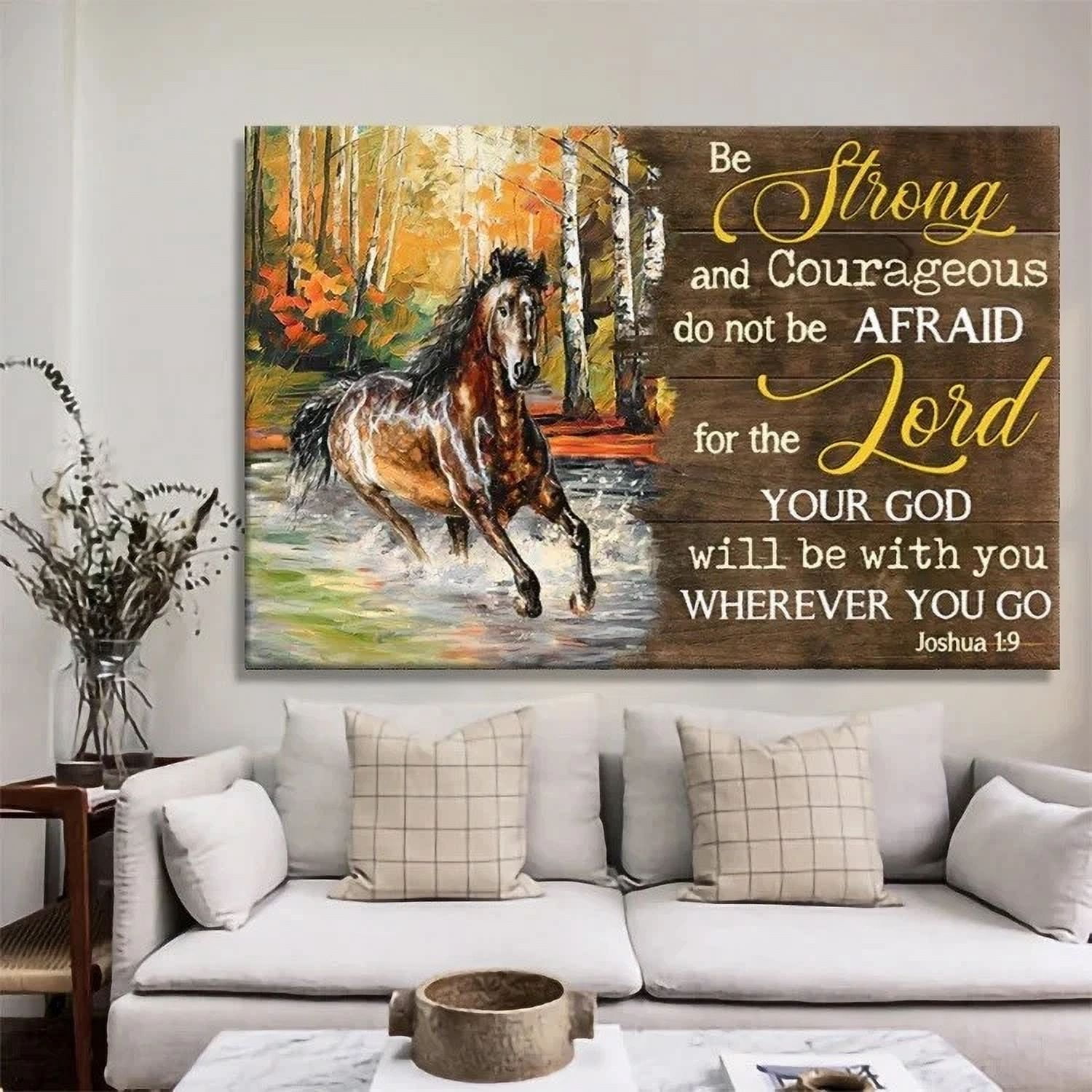 Poster Crazy Horseautumn Forestyour God Will Be With You Wherever You ...