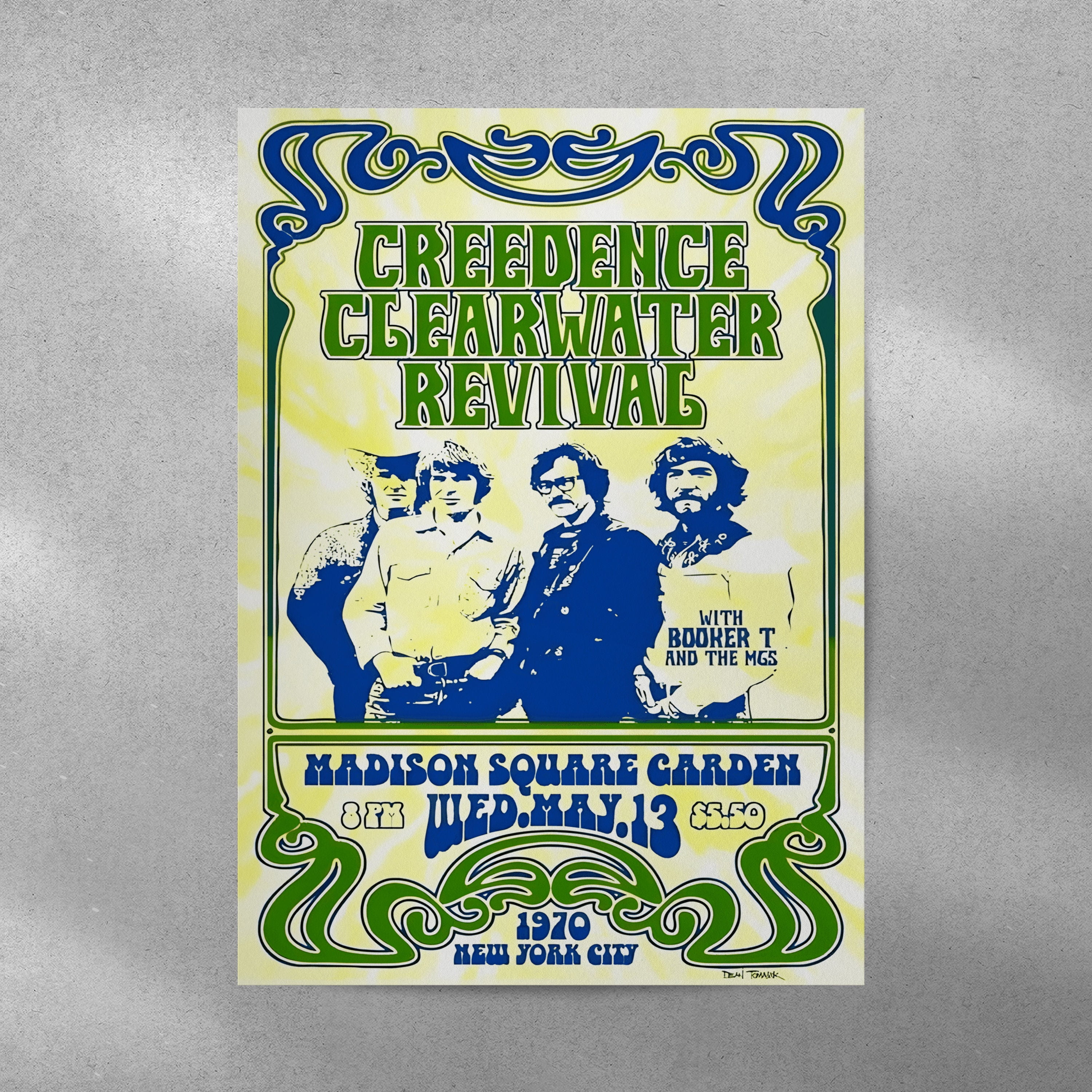 Poster Creedence Clearwater Revival Poster / Rock Band Poster ...