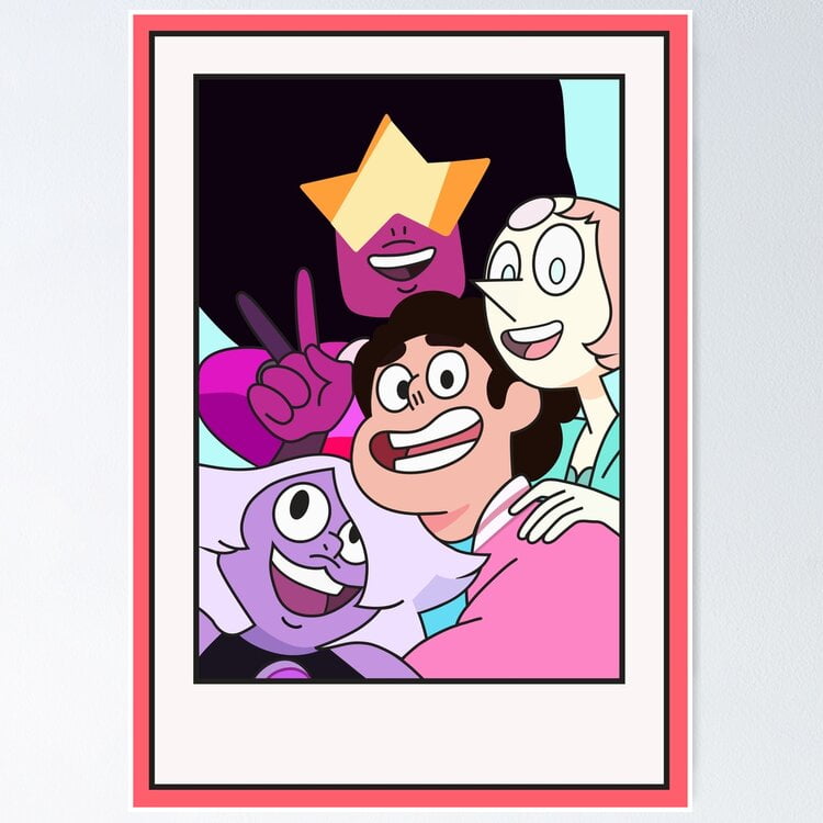 Poster Crystal Gems - No Framed, Vintage Wall Art, Trendy Retro Print ...