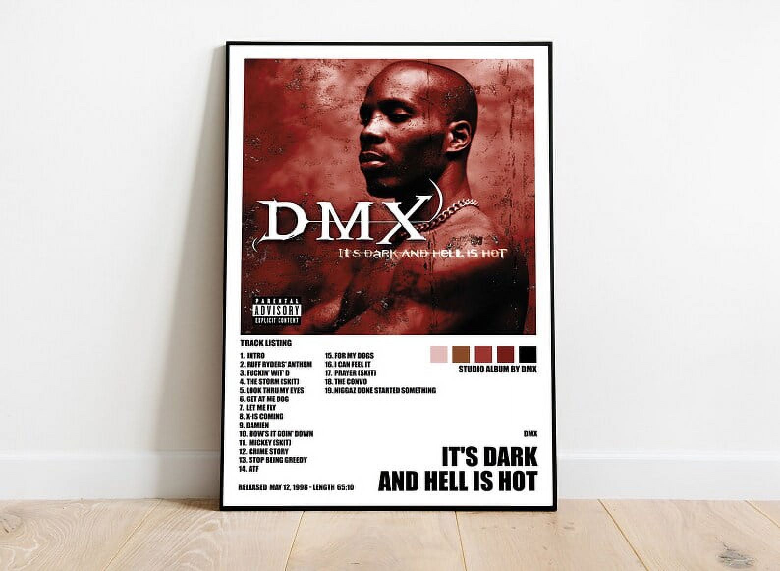 Poster DMX - It's Dark and Hell Is Hot Poster | Album Cover Poster | Room Decor | Wall Decor ...