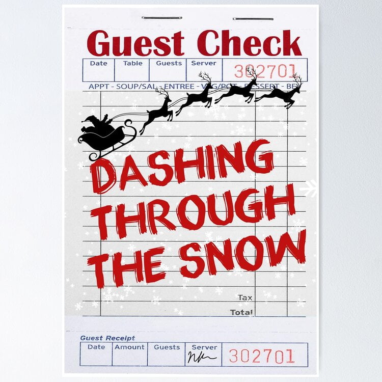 Poster Dashing - Nikkiraye Guest Check - No Framed, Vintage Wall Art ...