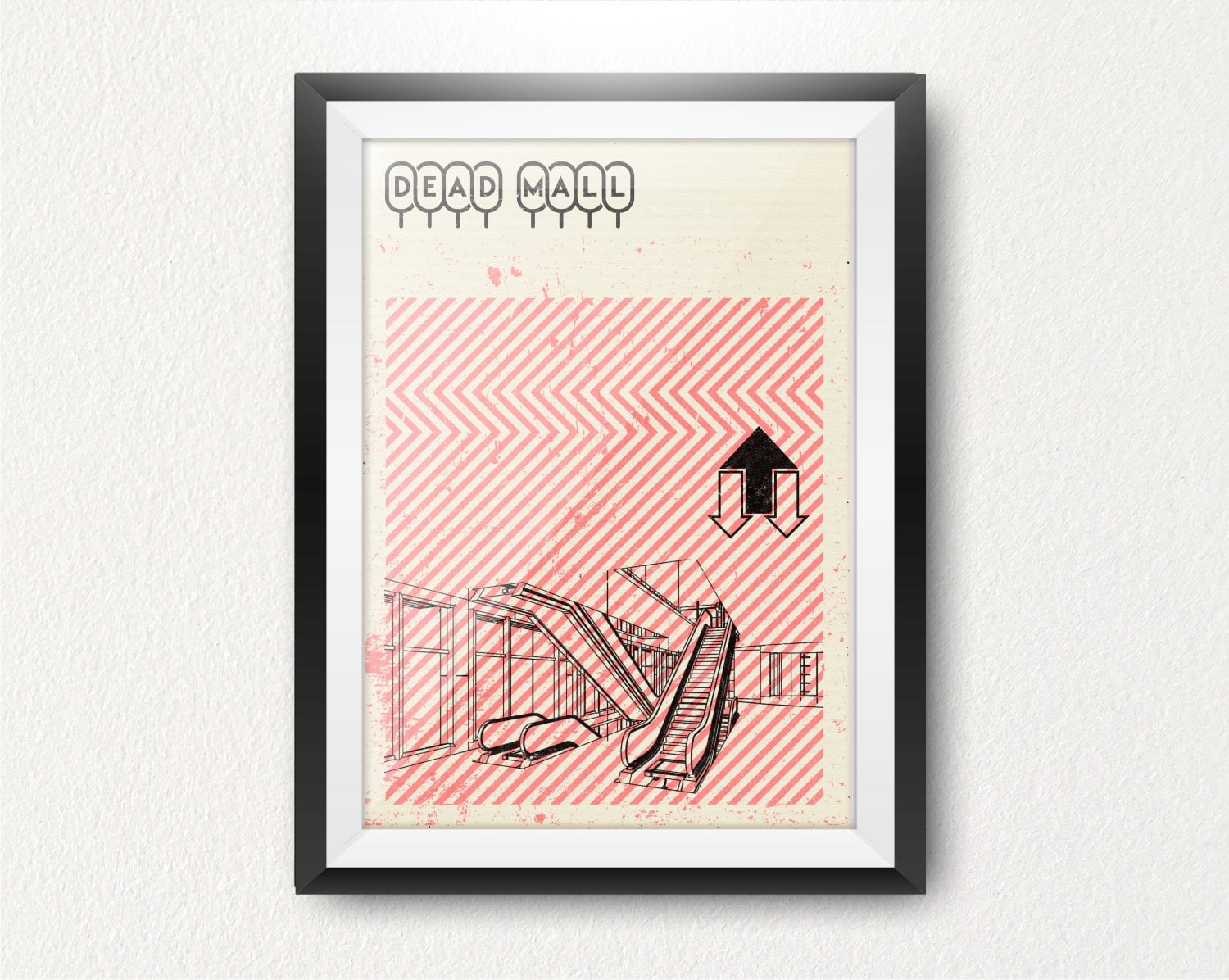 Poster Dead Mall. Liminal Space. Minimalist. Limited Edition Print ...