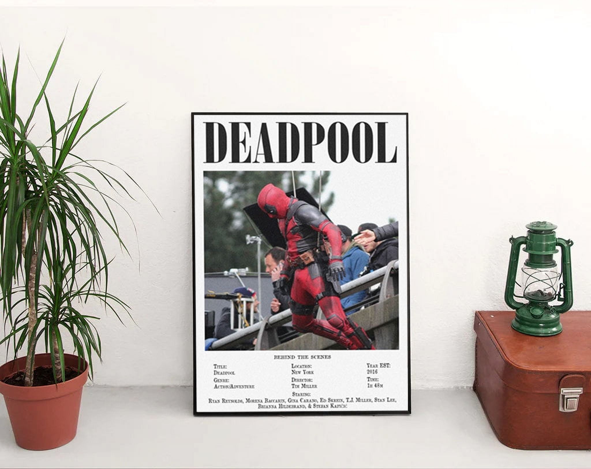 Poster Deadpool Behind The Scenes Poster | Minimalist Movie Poster ...