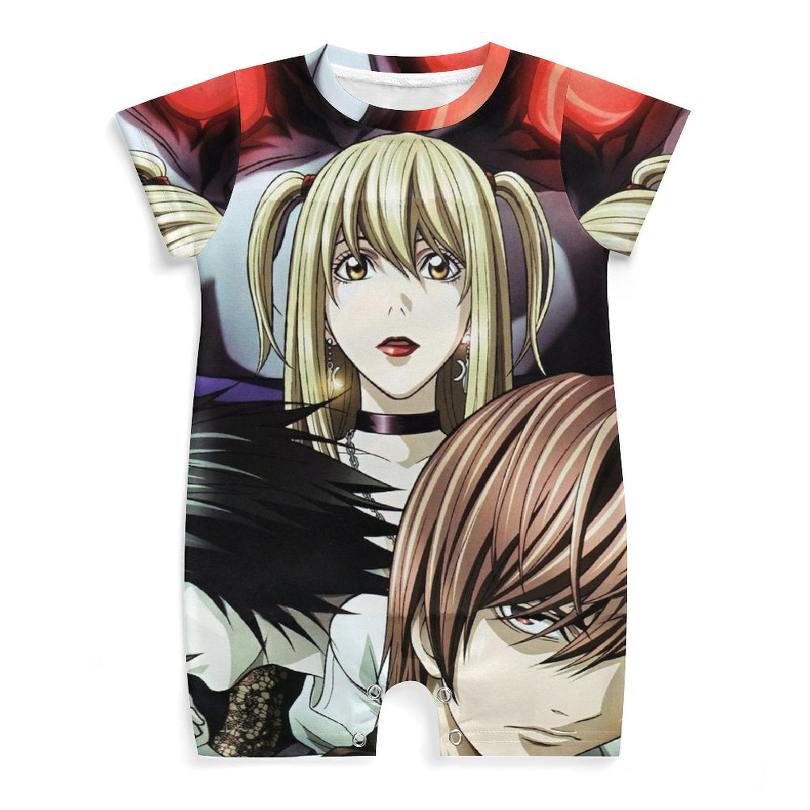 Poster Death Note Baby Romper Jumpsuit Summer Short Sleeve One-Piece ...