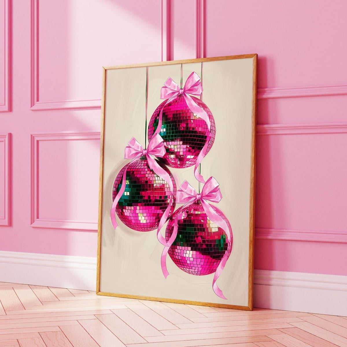 Poster Disco Ball Print Disco Ball Decor Trendy Retro Bling Posters ...