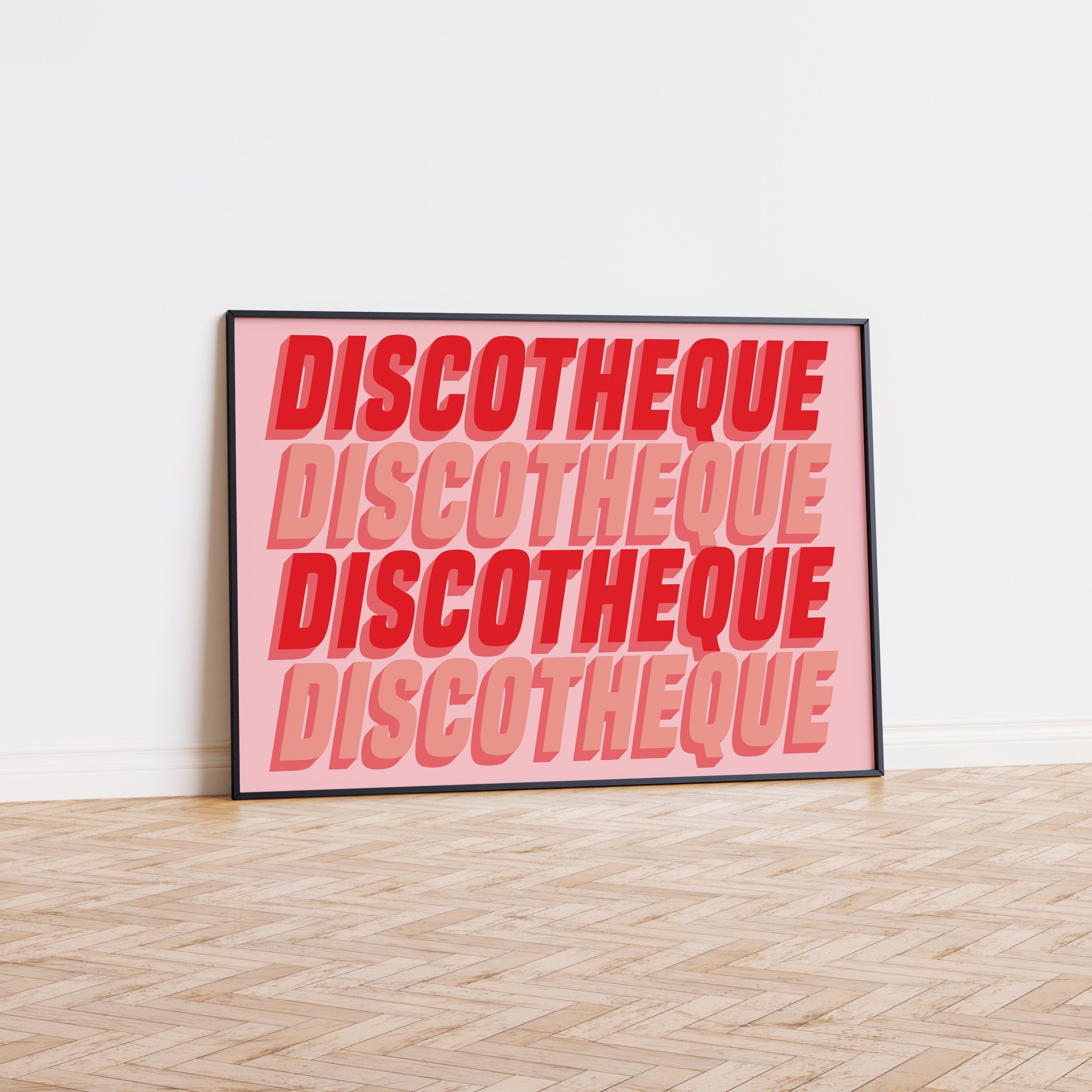 Poster Discotheque | Disco Print | Music Poster | Wall Art | A5 A4 A3 ...