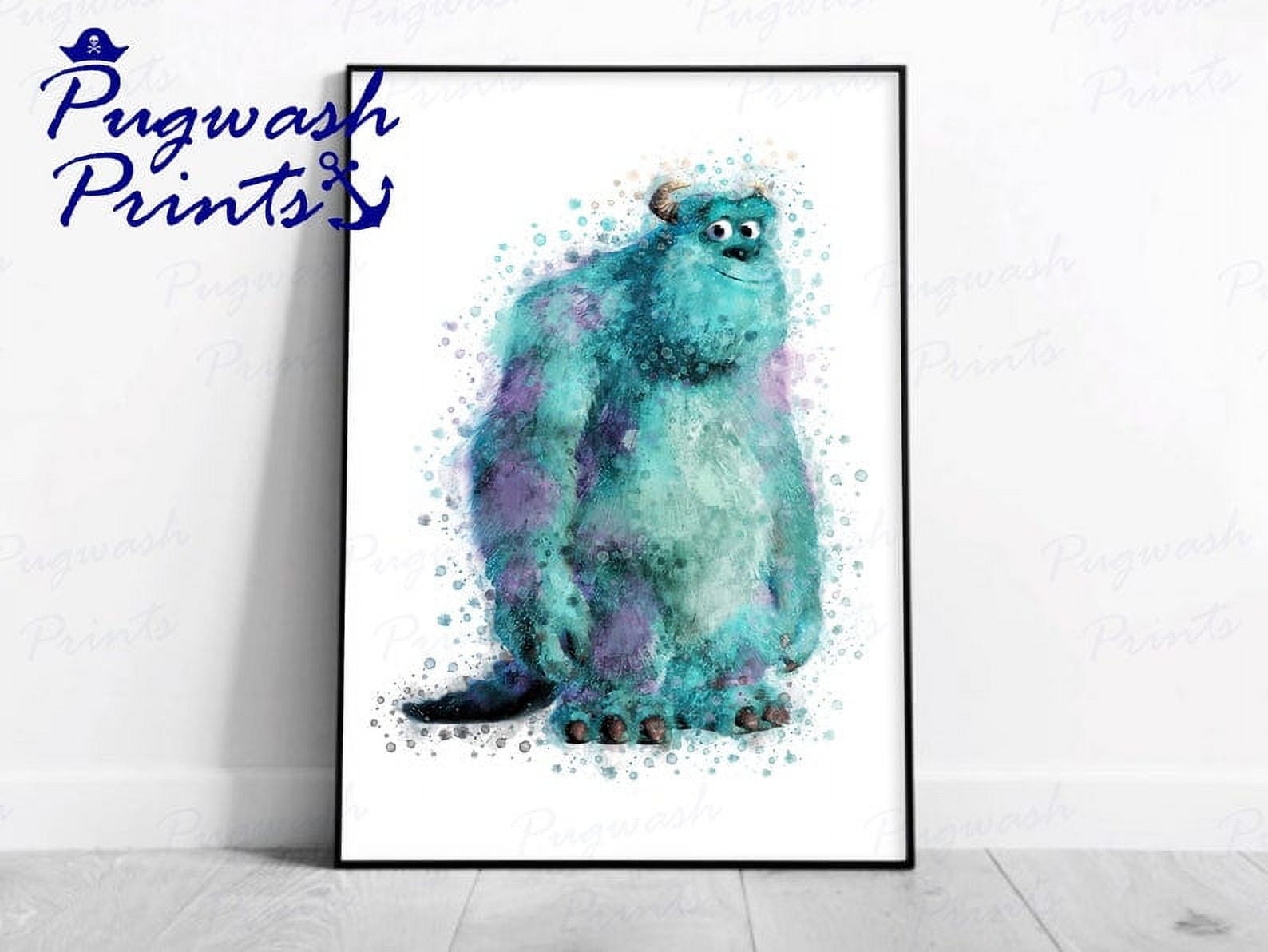 POSTER Disney Pixar 'SULLEY (SULLY)' Monsters INC Character Print ...