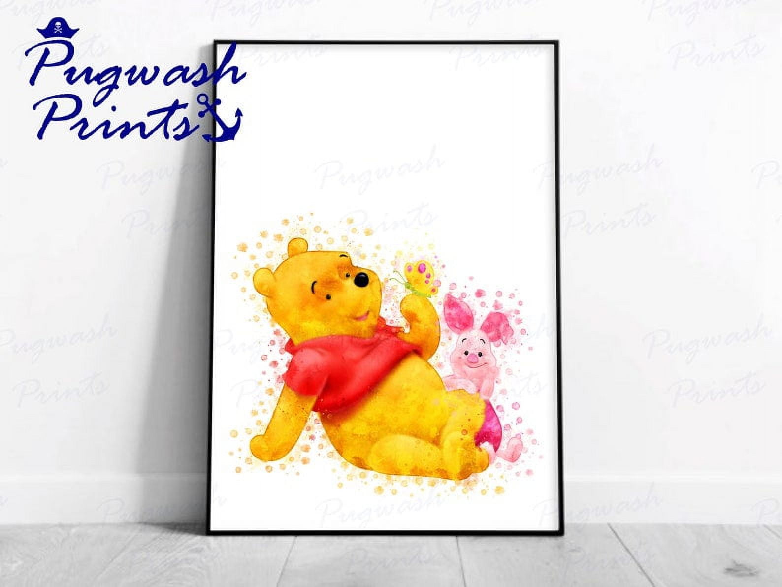 POSTER Disney 'WINNIE AND PIGLET' Winnie the Pooh Characters Print ...